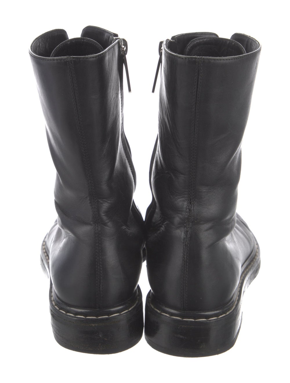 The Row Leather Combat Boots Gem