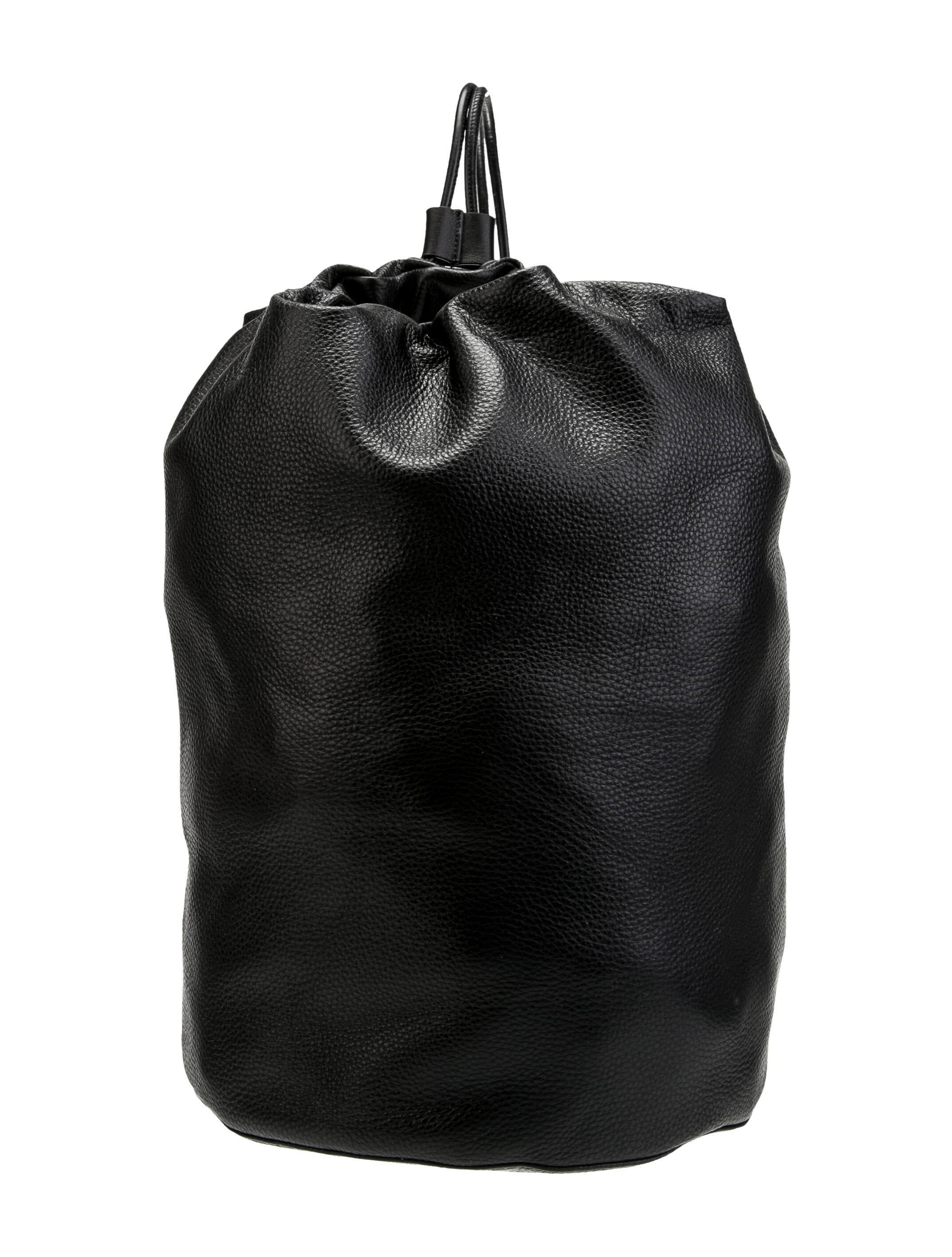 The Row Leather Sporty Backpack - Black Backpacks, Handbags - THR128130 ...