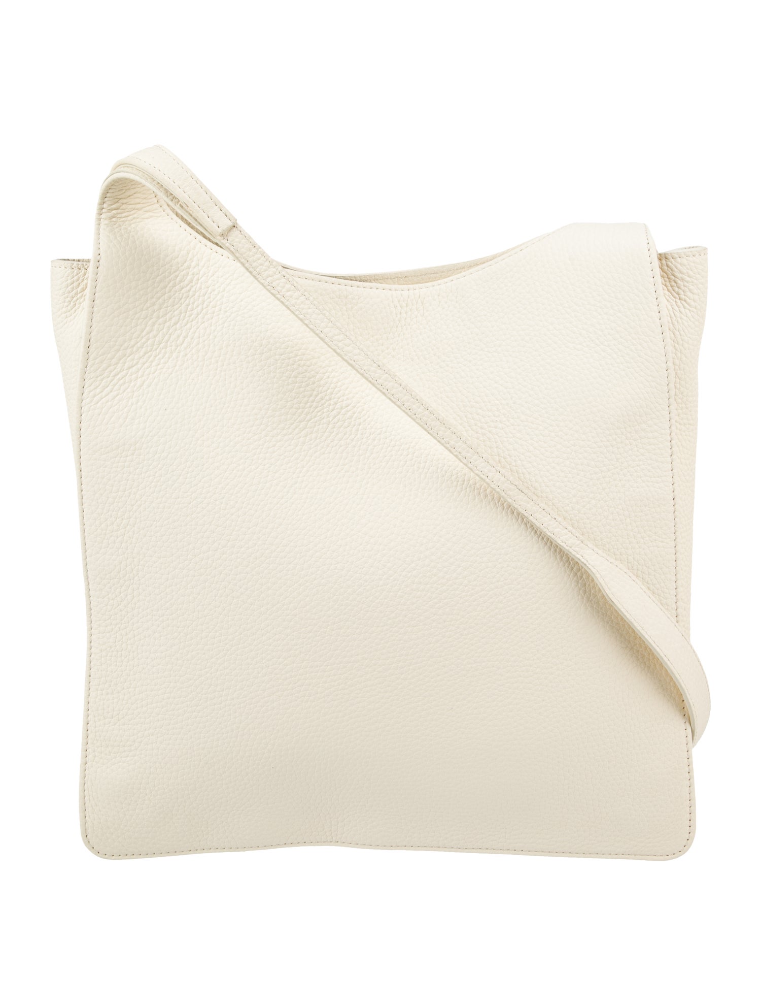 The Row Jules Leather Shoulder Bag - Neutrals Shoulder Bags, Handbags ...