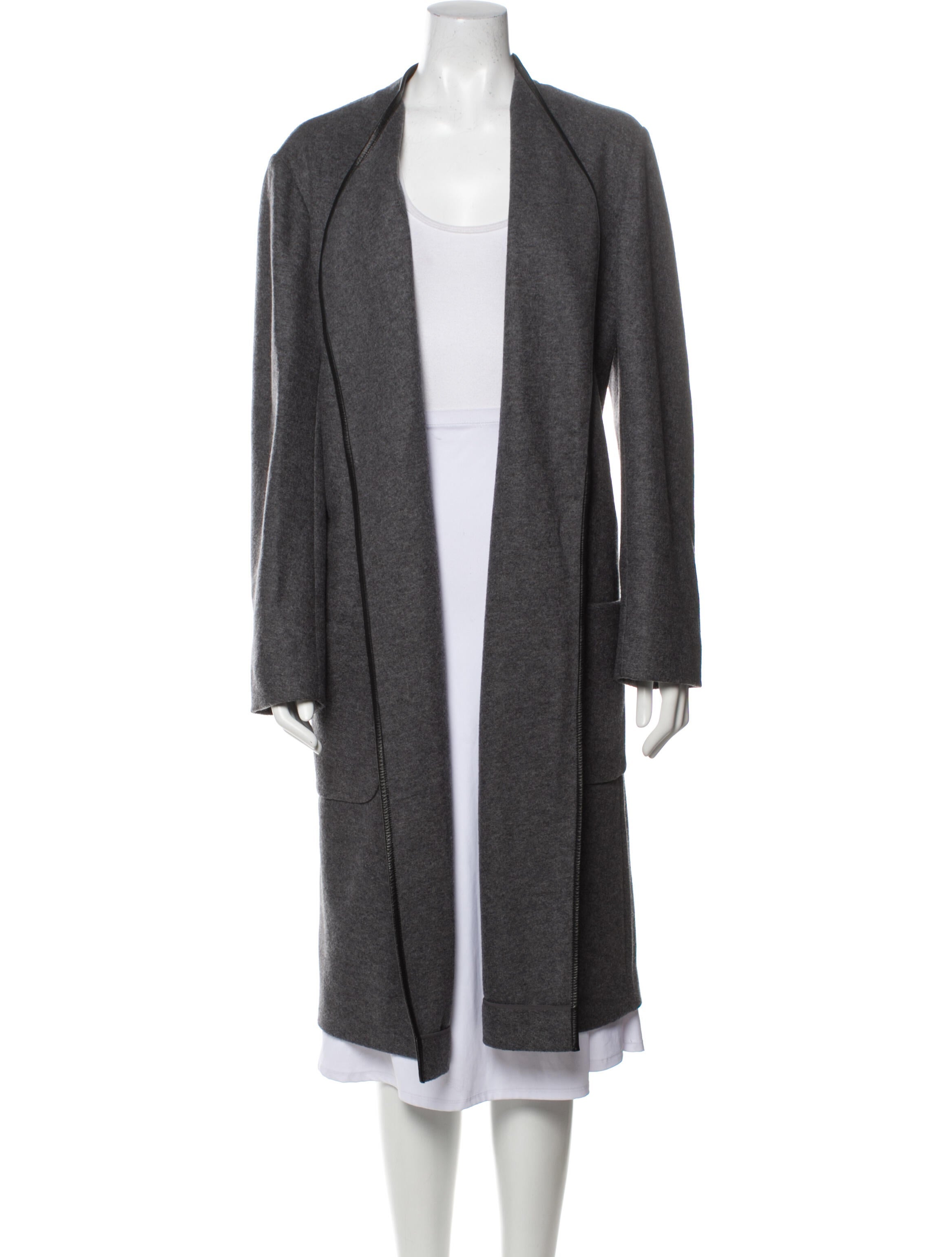 The Row Coat - Grey Coats, Clothing - THR137490 | The RealReal