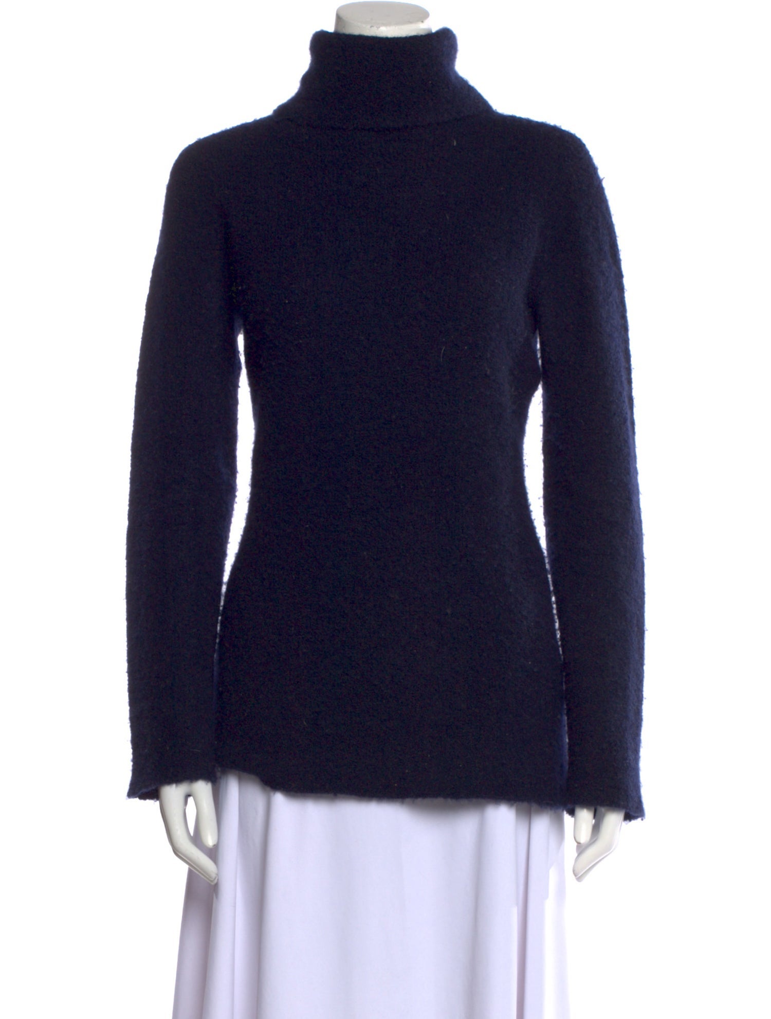 The Row Cashmere Turtleneck Sweater - Blue Knitwear, Clothing ...