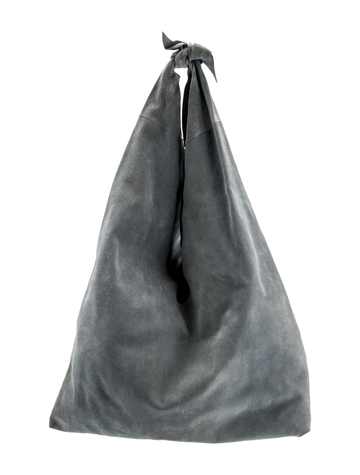 The Row Large Suede Bindle Bag - Blue Hobos, Handbags - THR140343 | The ...