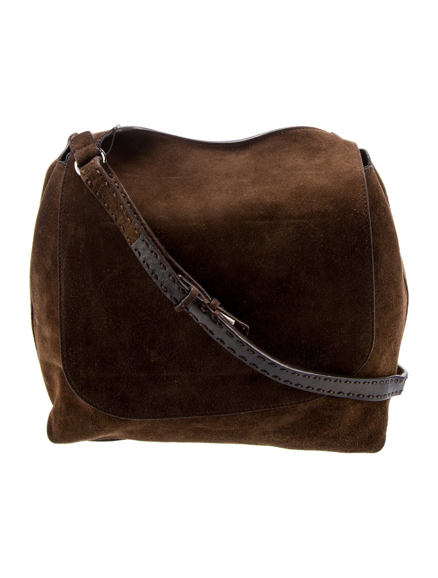 The Row Suede Sidekick Two Shoulder Bag - Brown Shoulder Bags, Handbags ...