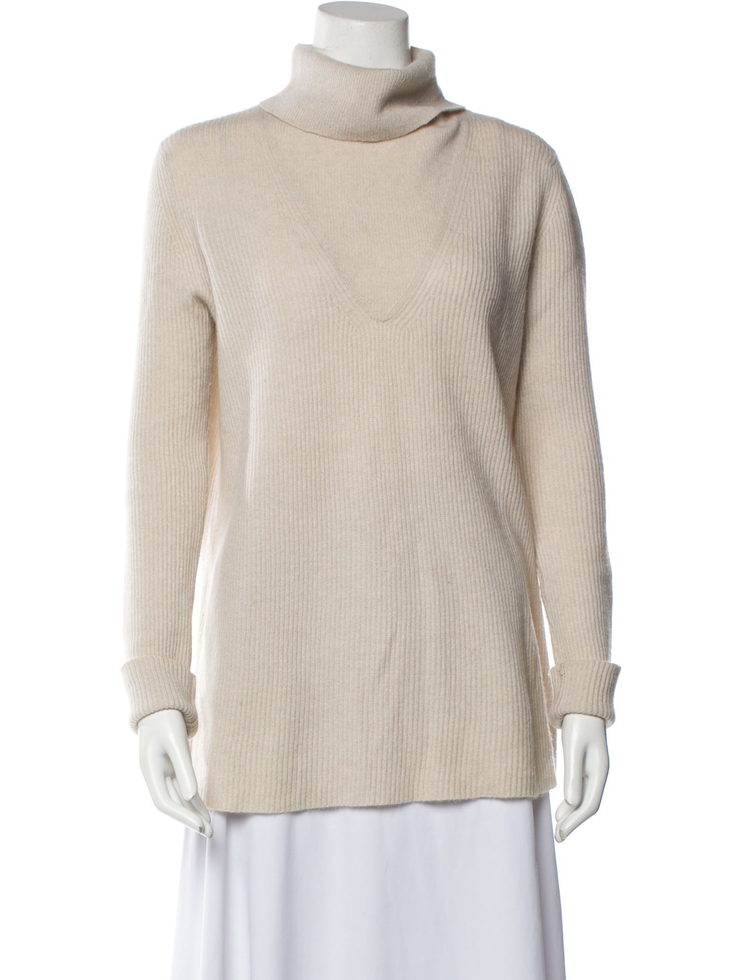 The Row Cashmere Bateau Neckline Sweater - Blue Knitwear, Clothing ...
