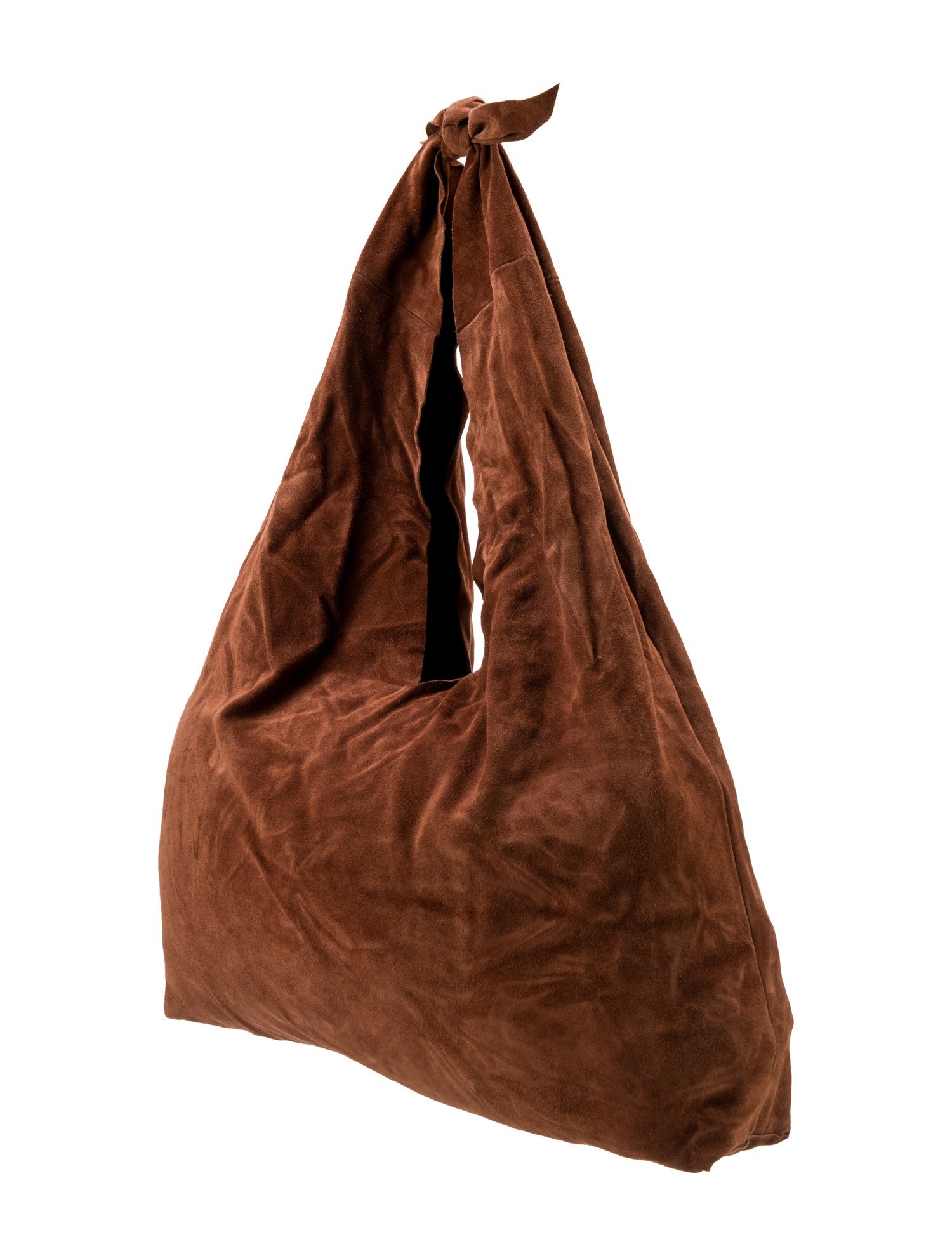 The Row Suede Bindle Bag - Brown Hobos, Handbags - THR140286 | The RealReal