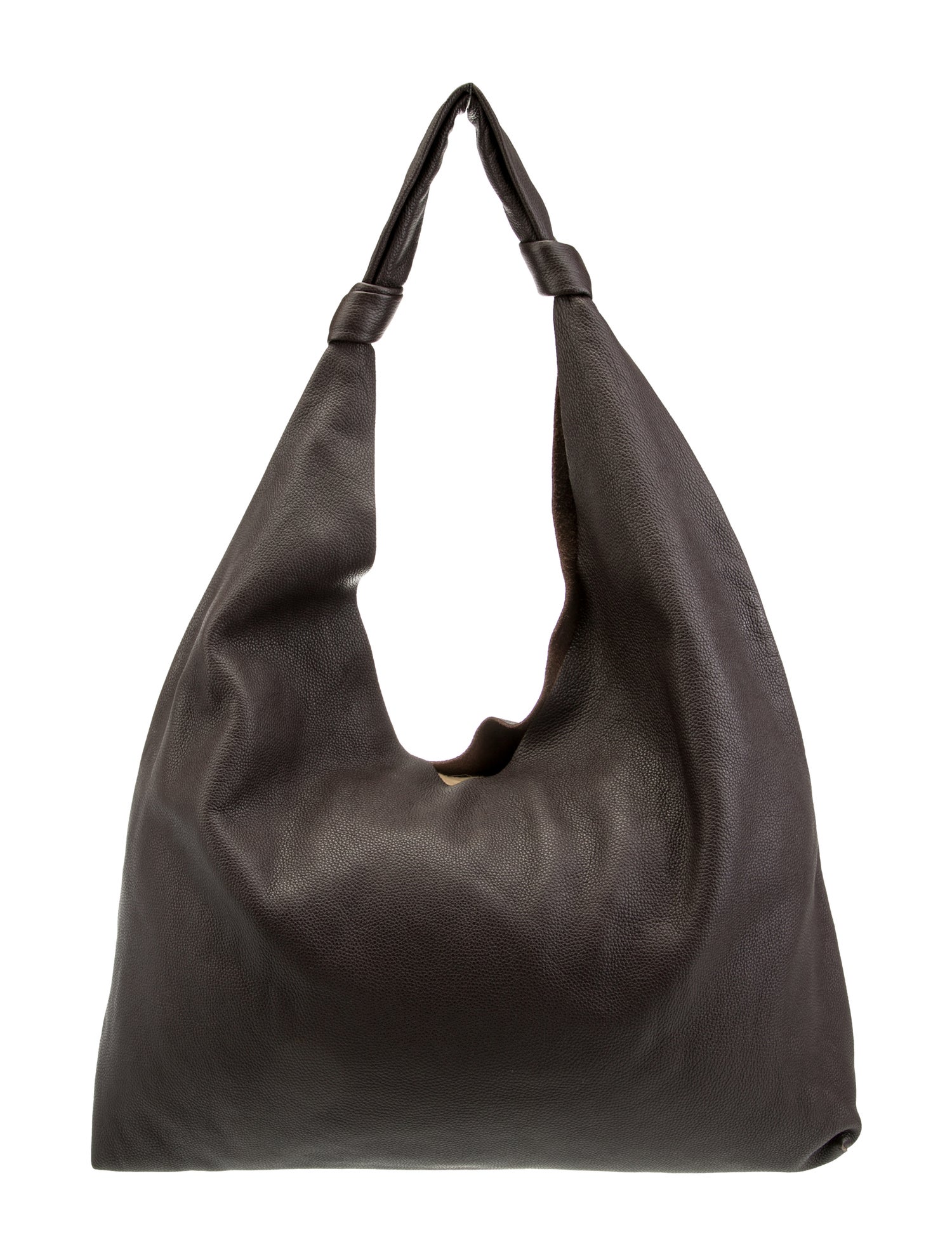 The Row Leather Double Knot Bindle Hobo - Brown Hobos, Handbags ...