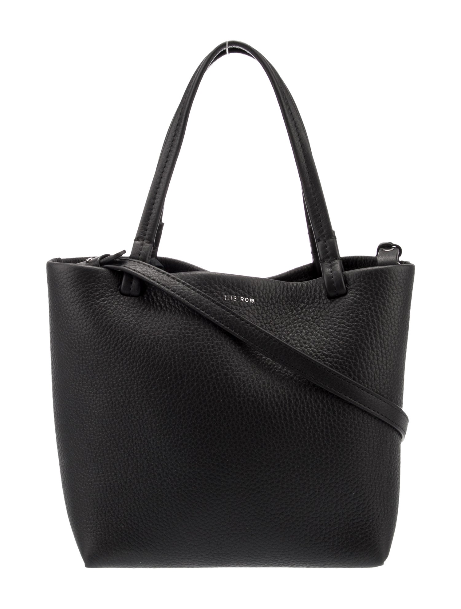 The Row Leather Small Park Tote - Black Totes, Handbags - THR143800 ...