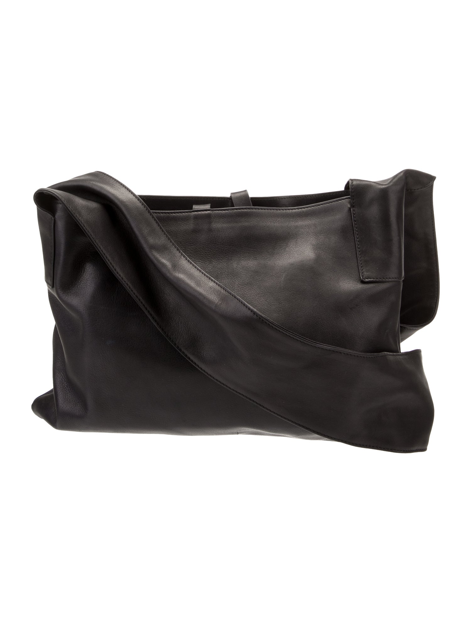 The Row Leather Ryder Shoulder Bag - Black Shoulder Bags, Handbags ...