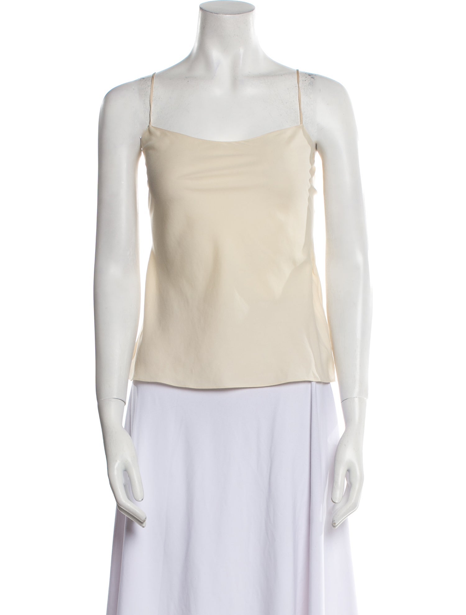 The Row Square Neckline Sleeveless Top - Neutrals Tops, Clothing ...