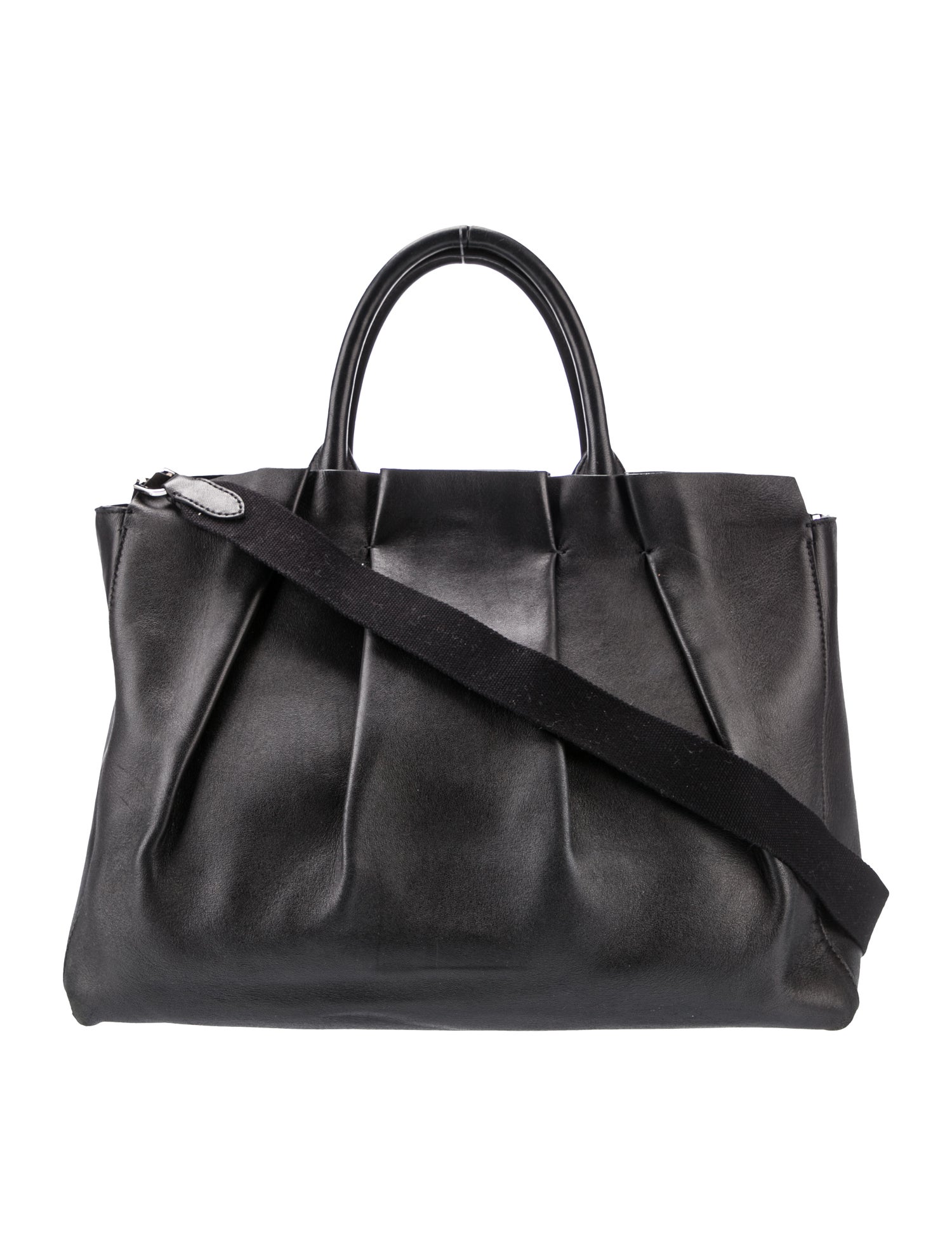 The Row Peggy Pleated Tote - Black Totes, Handbags - THR145733 | The ...