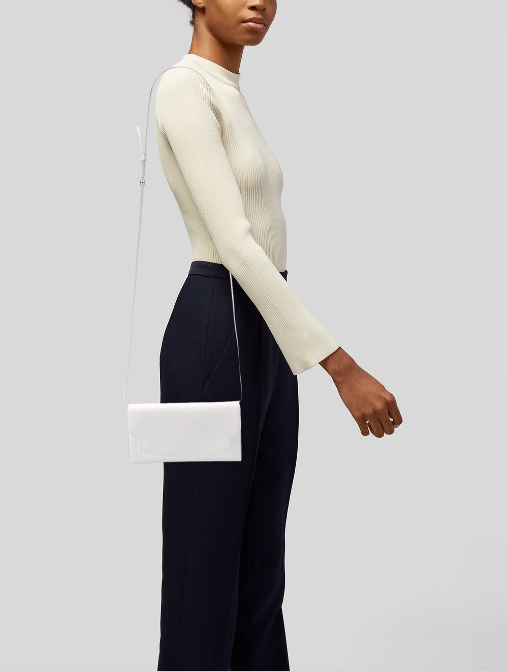 The Row Lady Wallet Crossbody Bag - White Crossbody Bags, Handbags ...