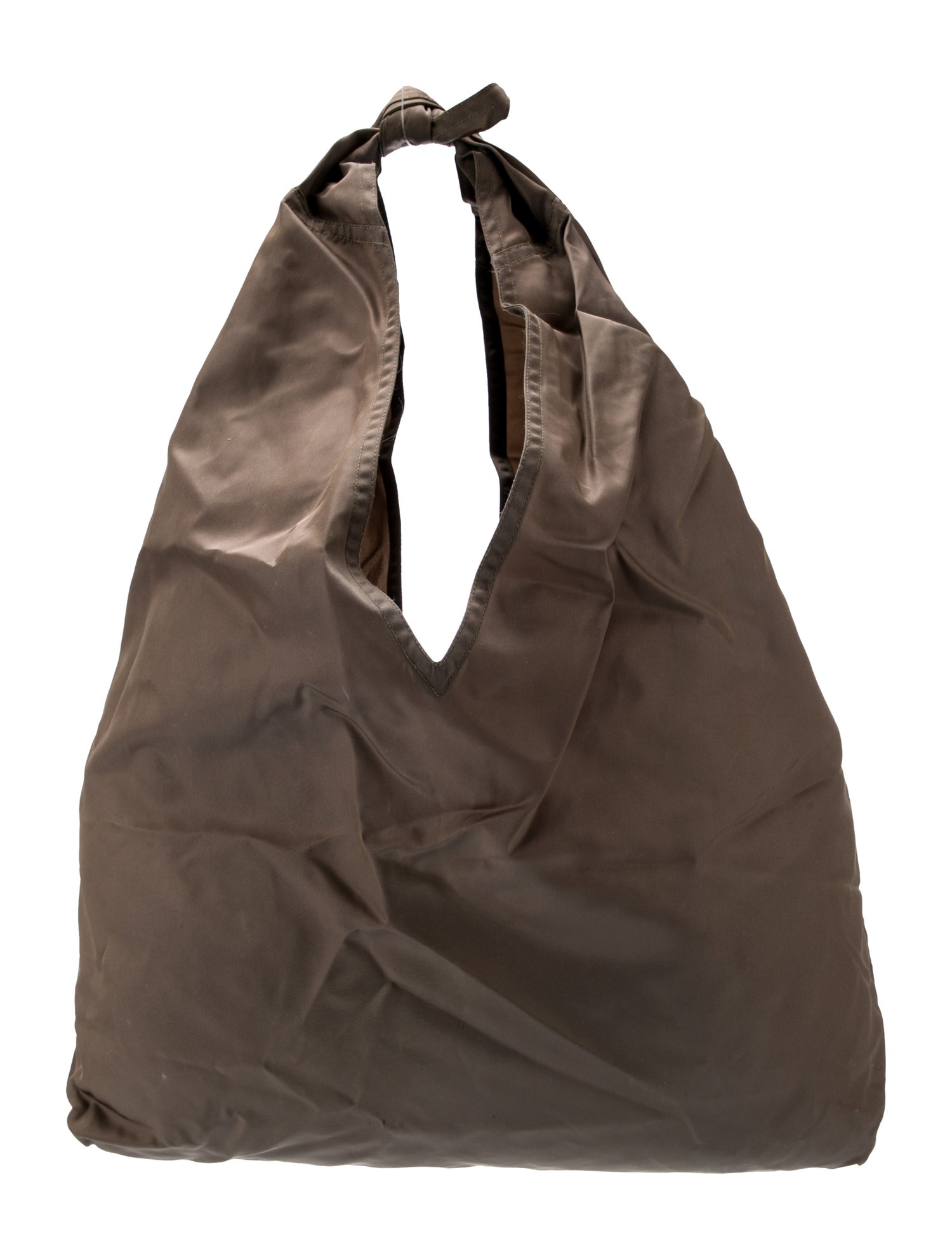 The Row Nylon Bindle Knot Hobo - Burgundy Hobos, Handbags - THR145793 ...