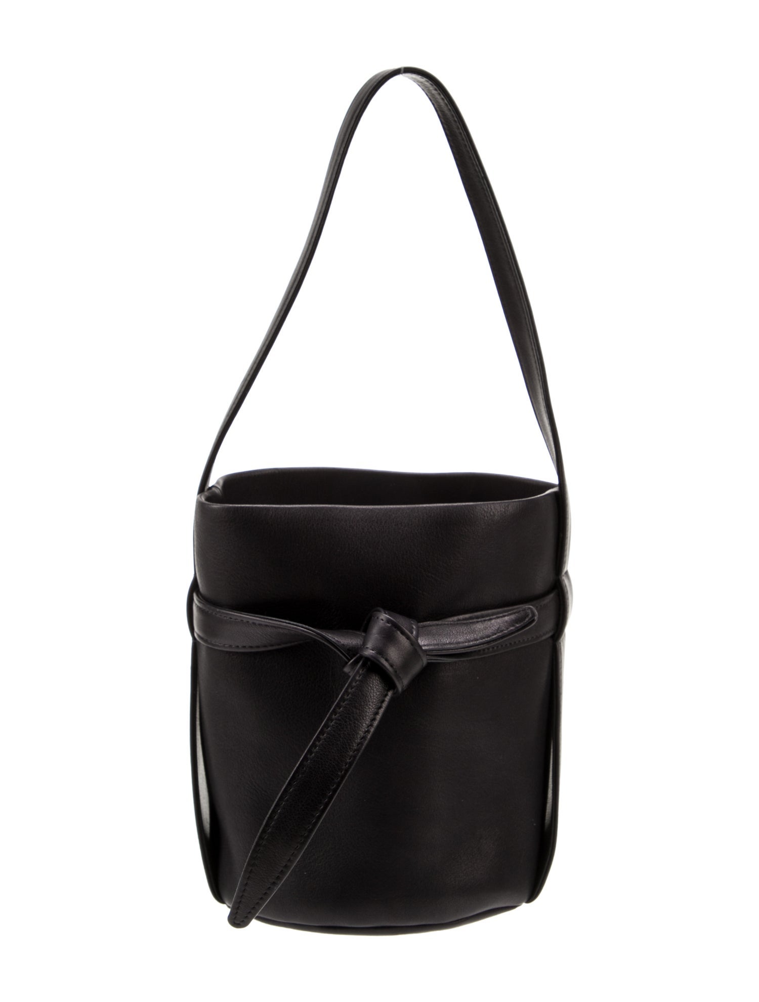 The Row Leo Mini Bucket Bag - Black Shoulder Bags, Handbags - THR148481 ...
