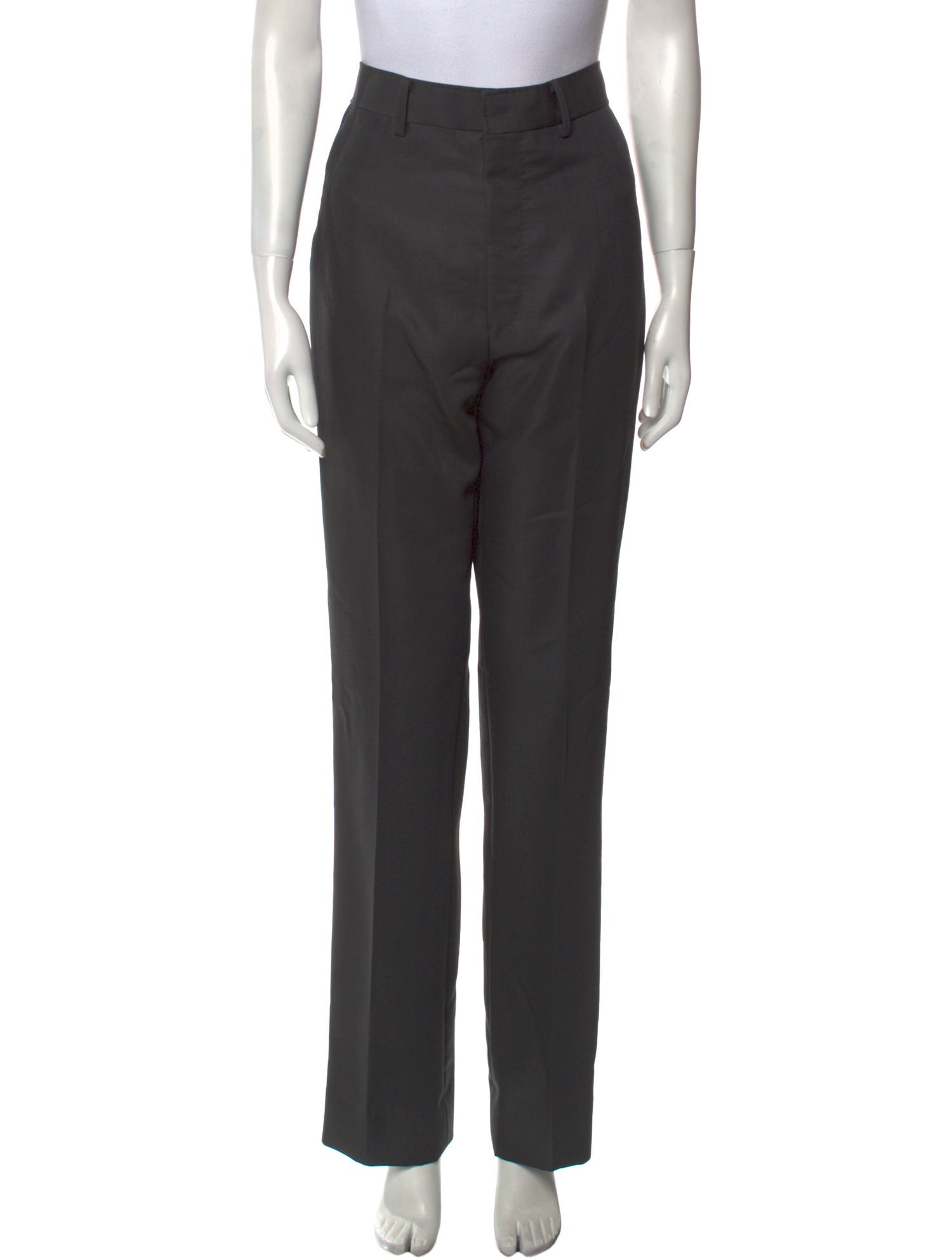 Escada Lambskin Wide Leg Pants - Brown, 10" Rise Pants, Clothing ...