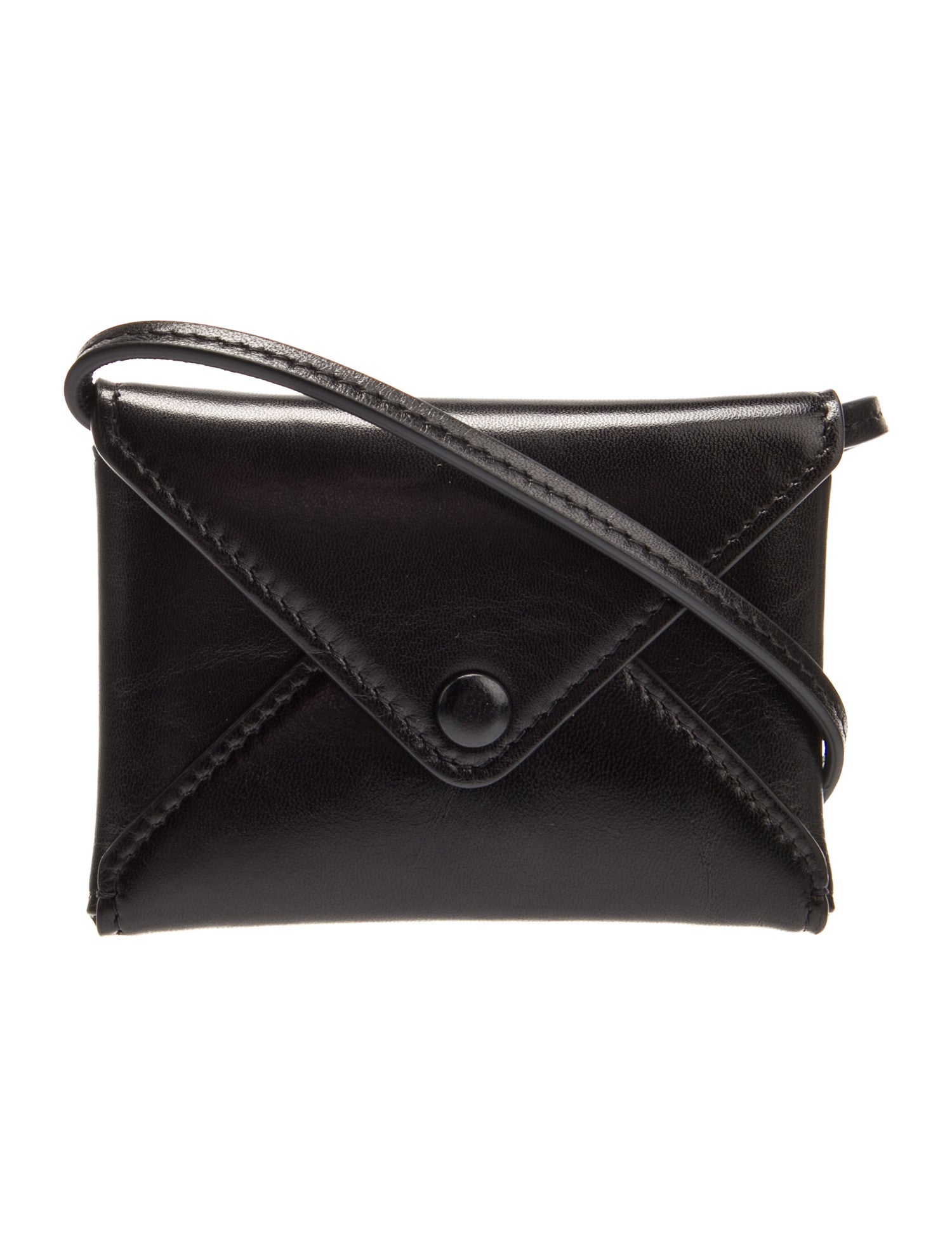 The Row Leather Mini Envelope Bag - Black Crossbody Bags, Handbags ...