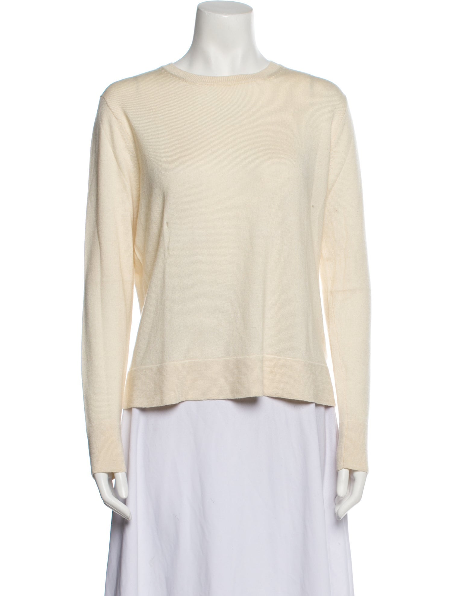 The Row Cashmere Bateau Neckline Sweater - Neutrals Knitwear, Clothing ...