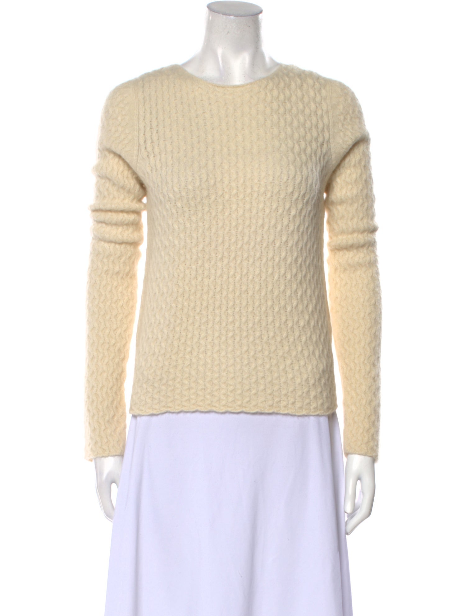 The Row Crew Neck Sweater - Neutrals Knitwear, Clothing - THR161423 ...