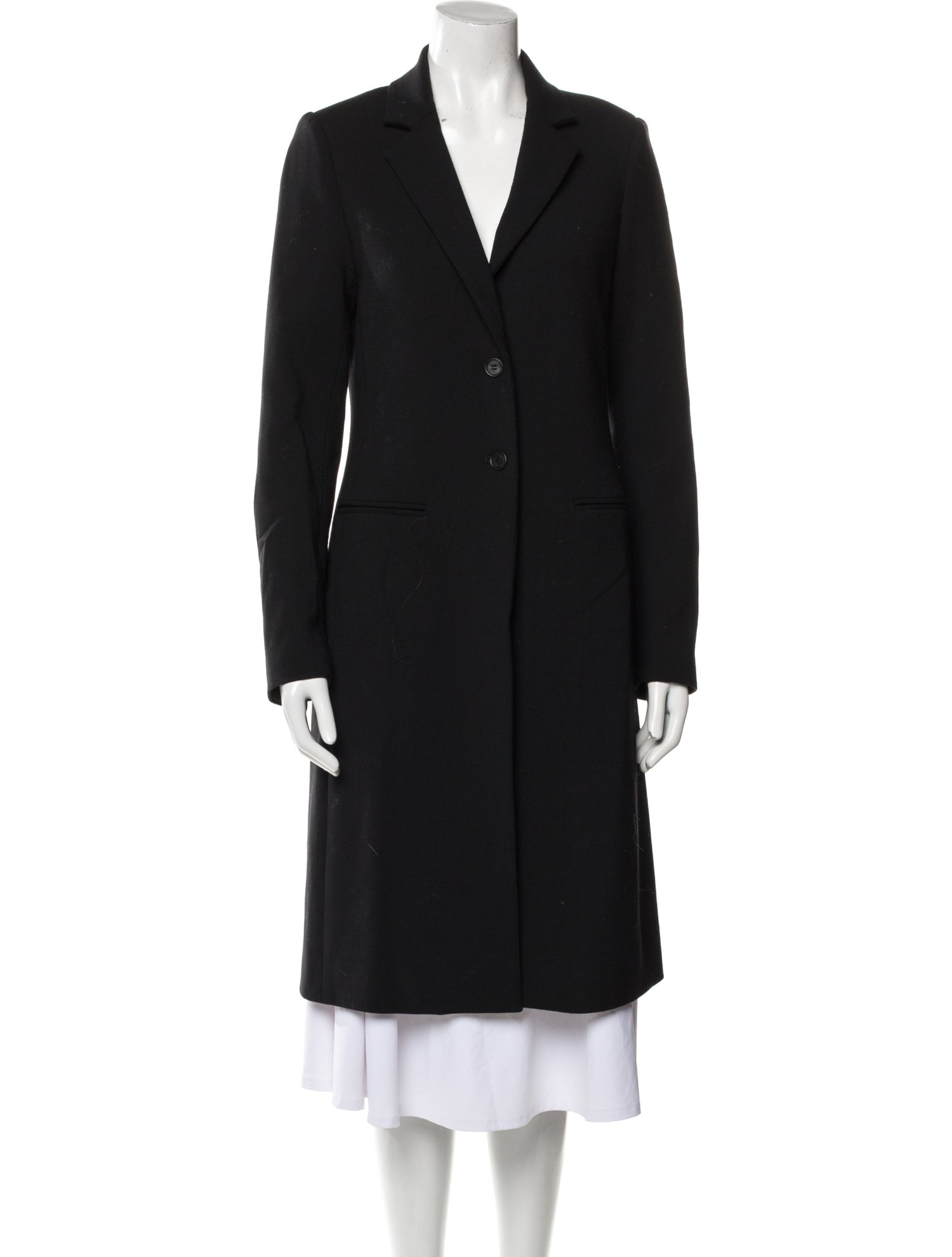 The Row Wool Coat - Black Coats, Clothing - THR163115 | The RealReal