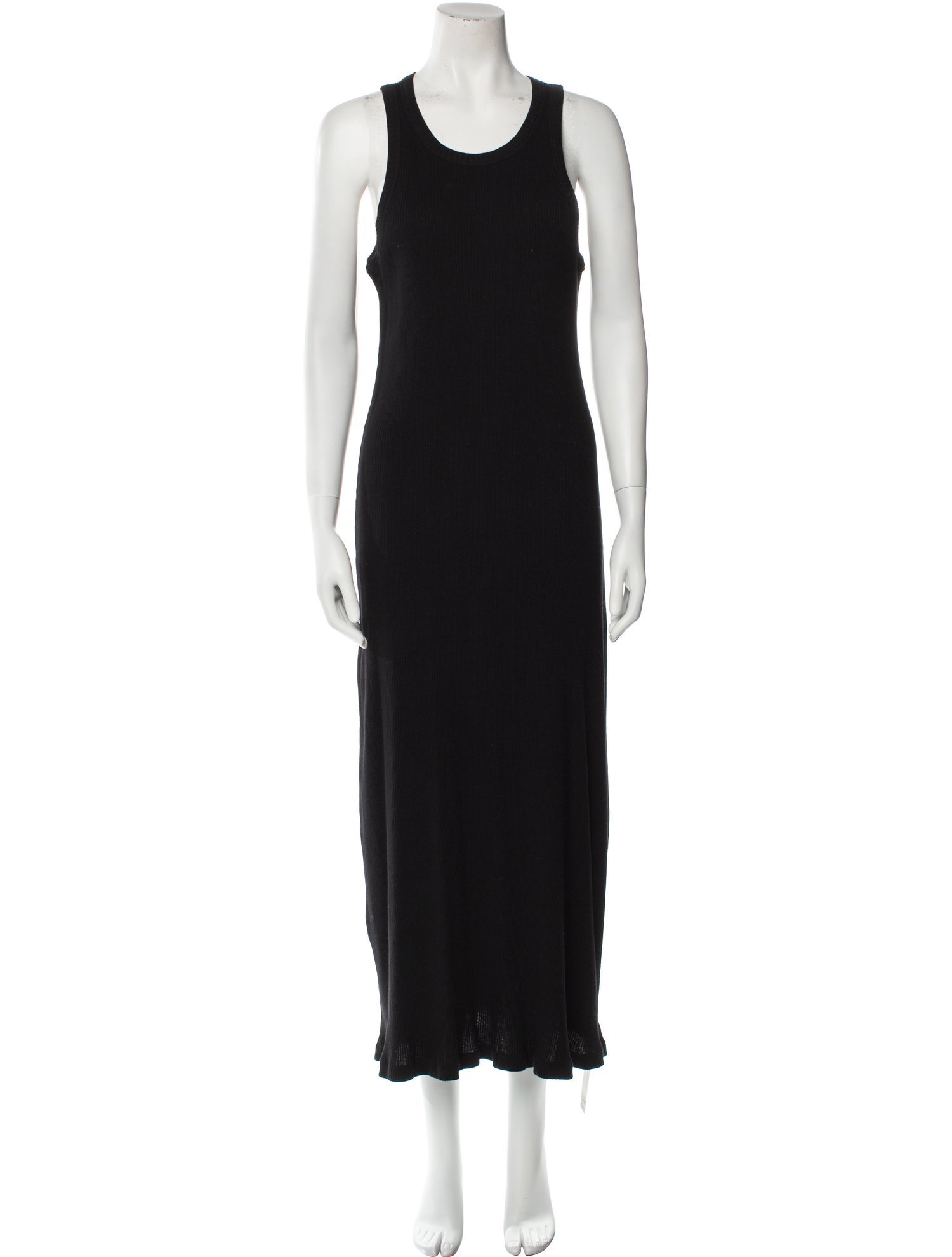 The Row Scoop Neck Long Dress - Black Dresses, Clothing - THR164378 ...