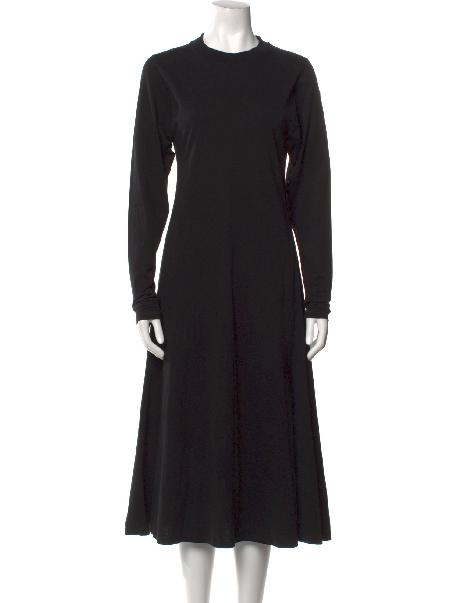 The Row Crew Neck Long Dress - Black Dresses, Clothing - THR164443 ...