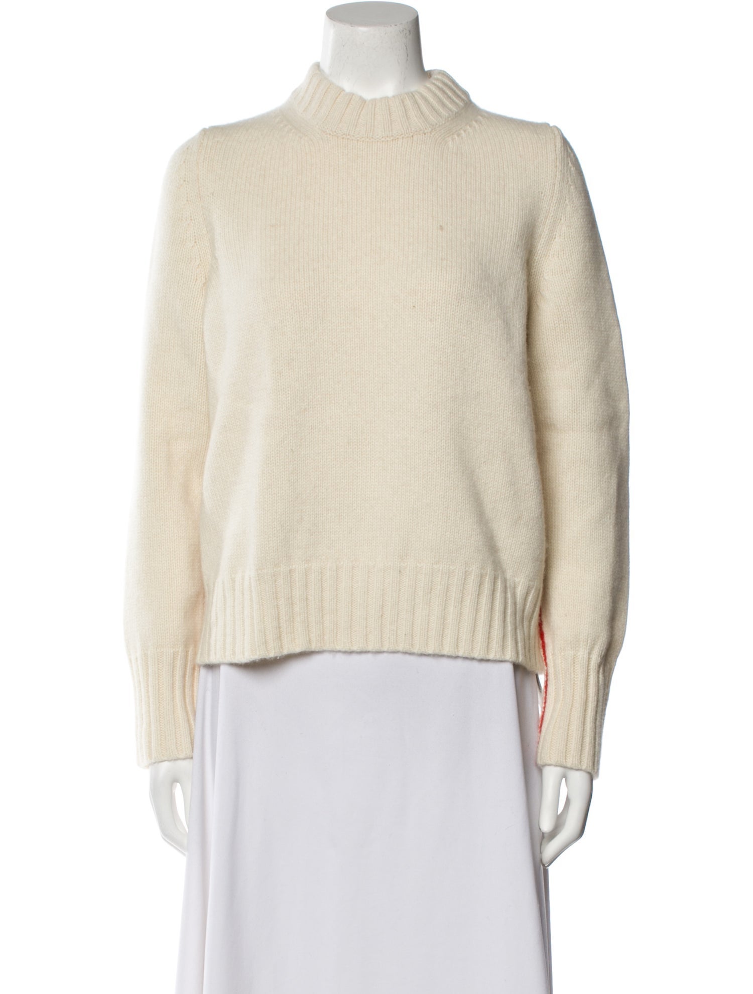 The Row Cashmere Mock Neck Sweater - Neutrals Knitwear, Clothing ...