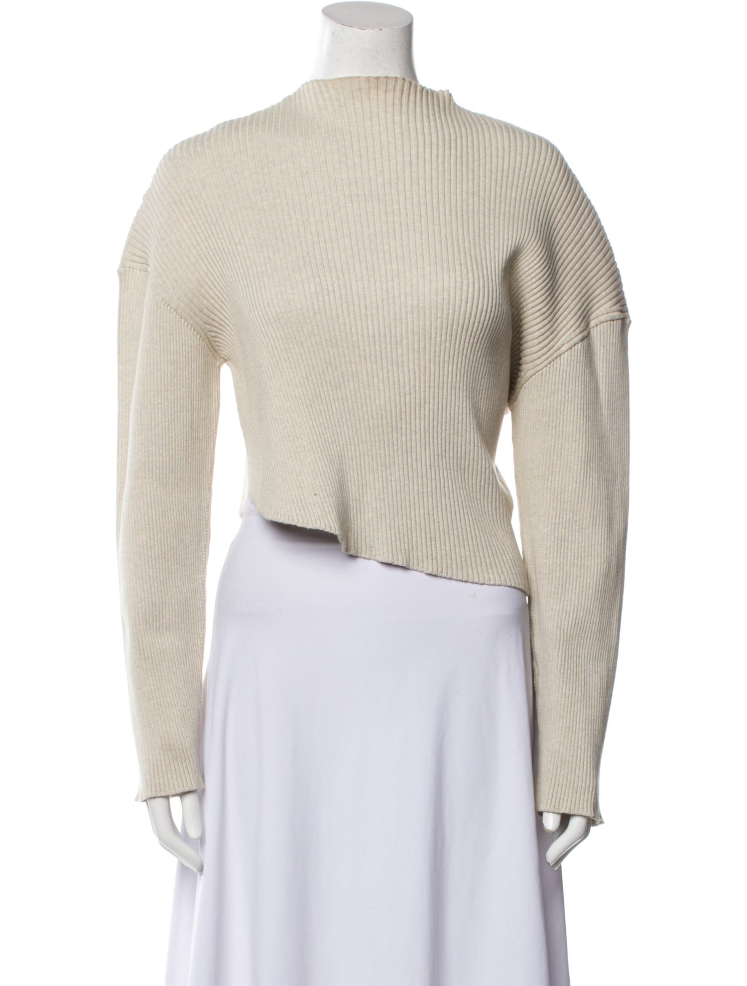 The Row 2023 Danana Asymmetric Sweater - Neutrals Knitwear, Clothing ...