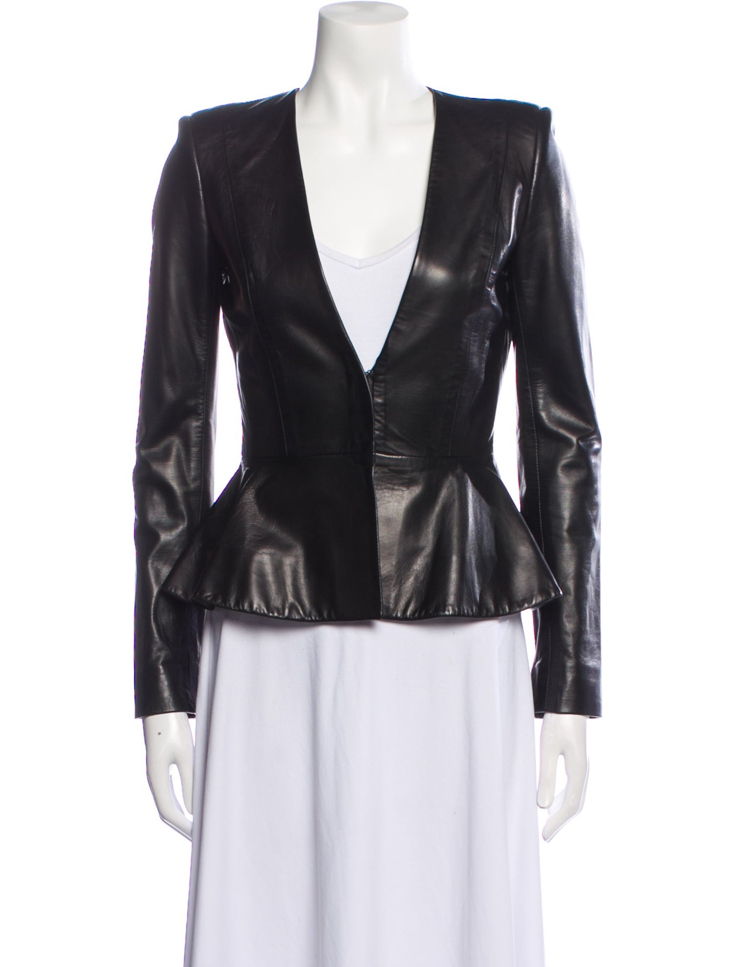 The Row Leather Jacket - Black Jackets, Clothing - THR173281 | The RealReal