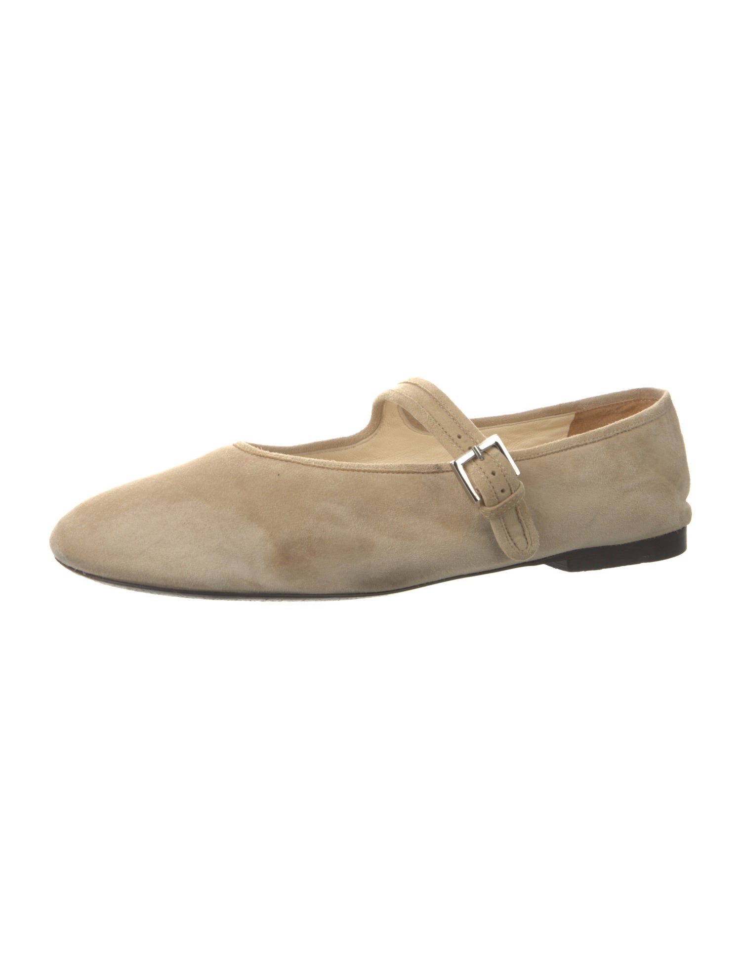 The Row Boheme Suede Mary Jane Flats - Neutrals Flats, Shoes ...