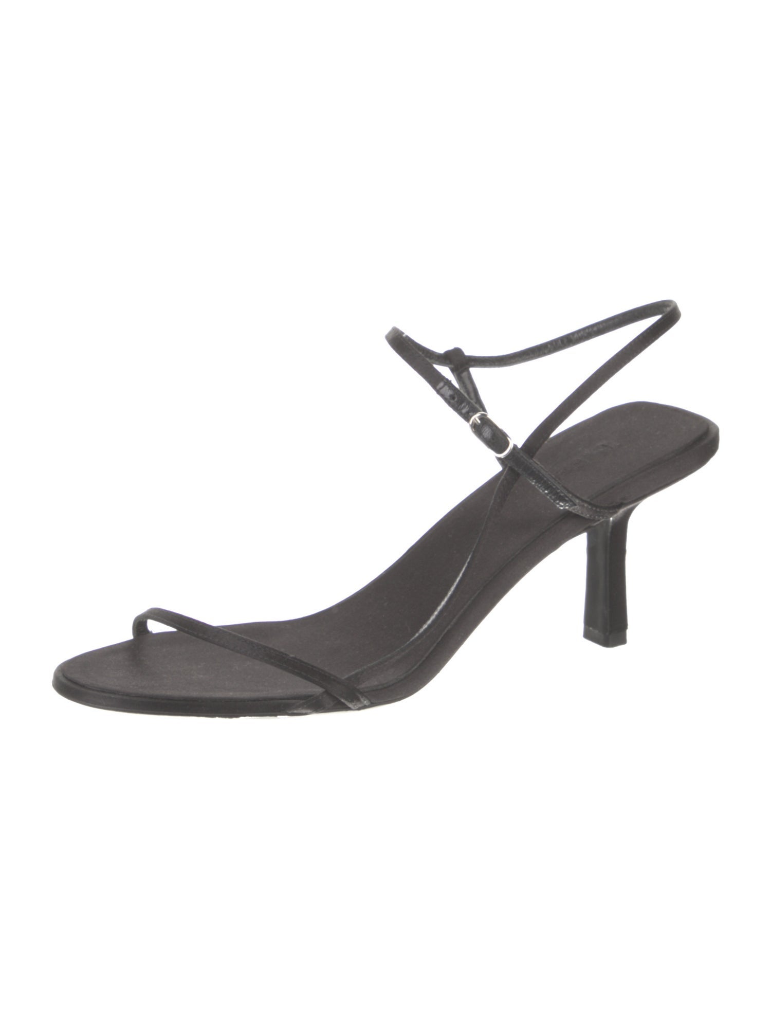 The Row Satin Slingback Sandals - Grey Sandals, Shoes - THR173456 | The ...