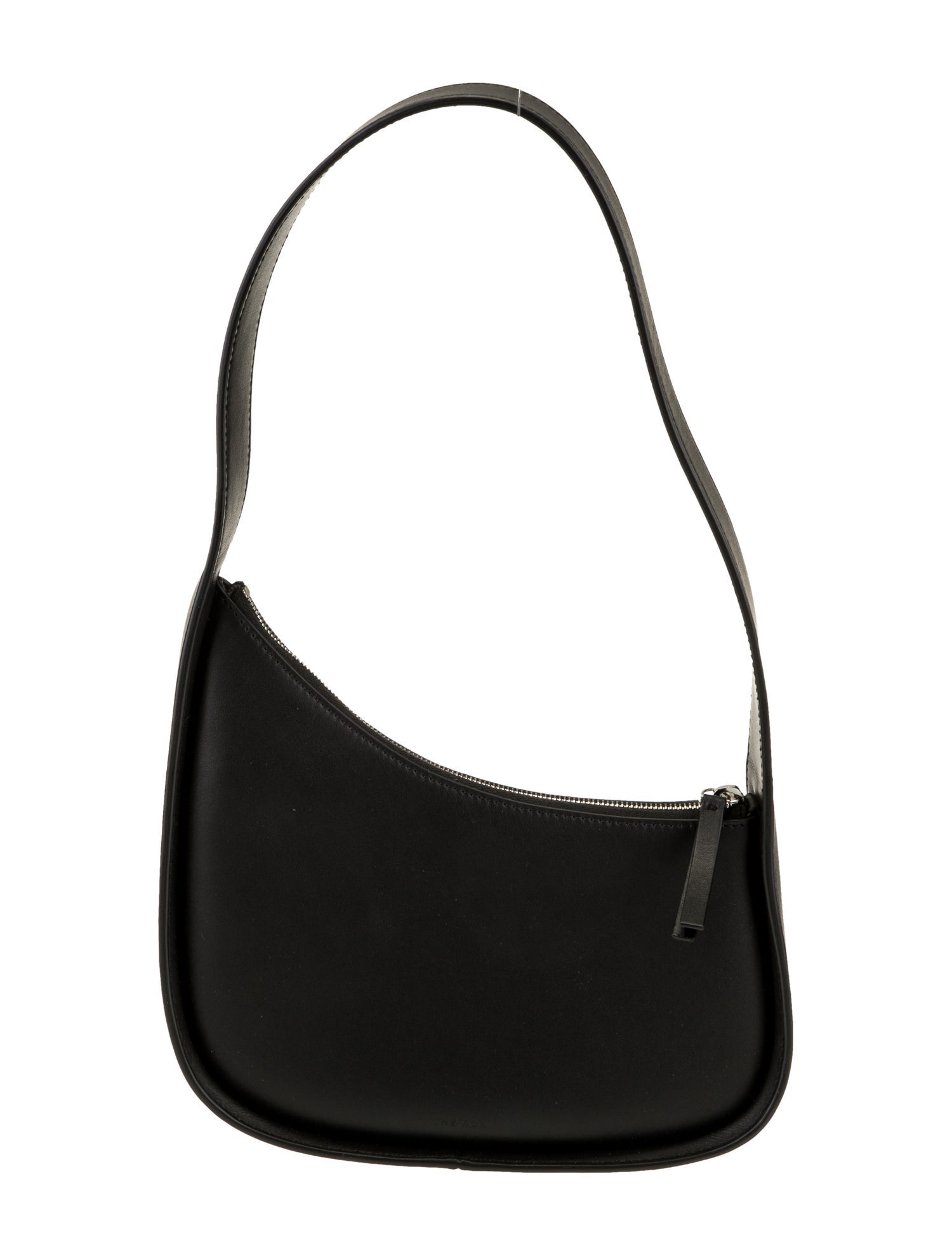 The Row Leather Shoulder Bag - Black Shoulder Bags, Handbags ...