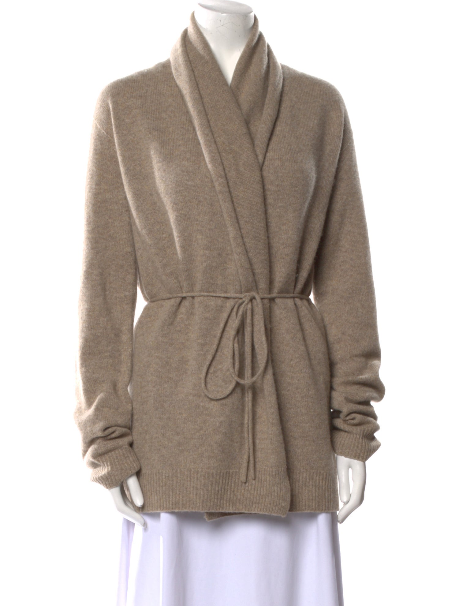 The Row Cashmere V-Neck Sweater - Neutrals Knitwear, Clothing ...