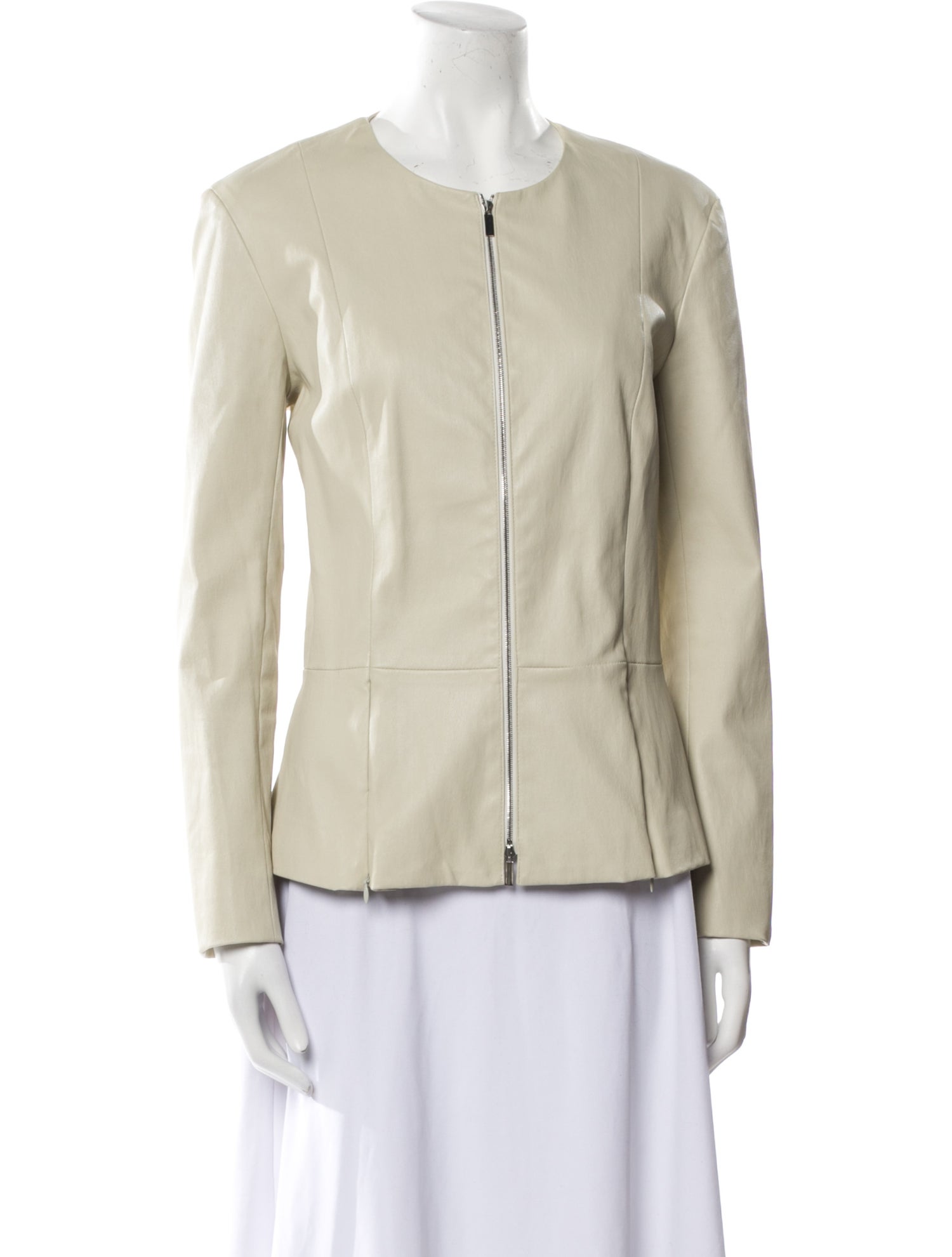 The Row Leather Evening Jacket - Neutrals Jackets, Clothing - THR175283 ...