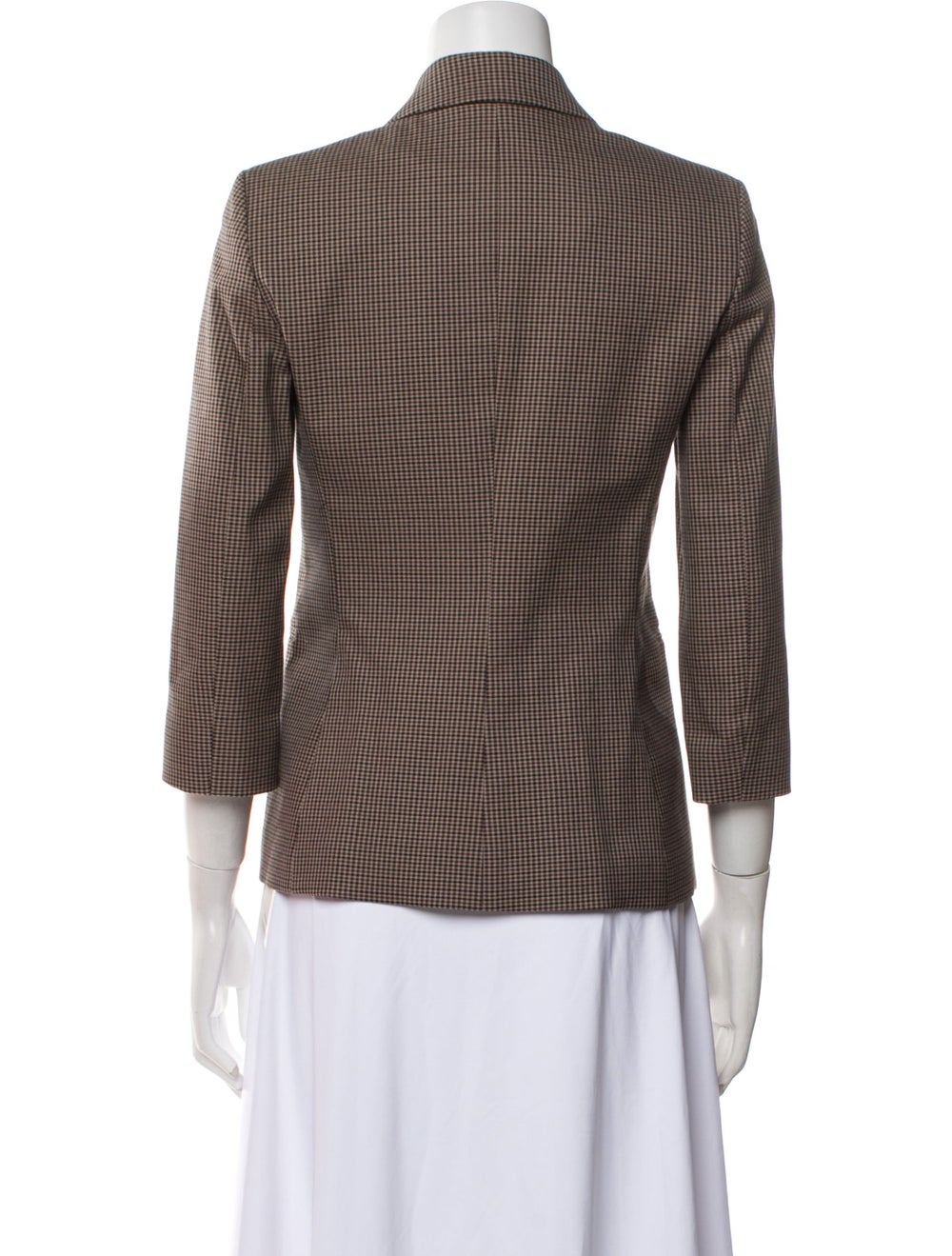 The Row Plaid Print Blazer - Brown Jackets, Clothing - THR184929 | The ...