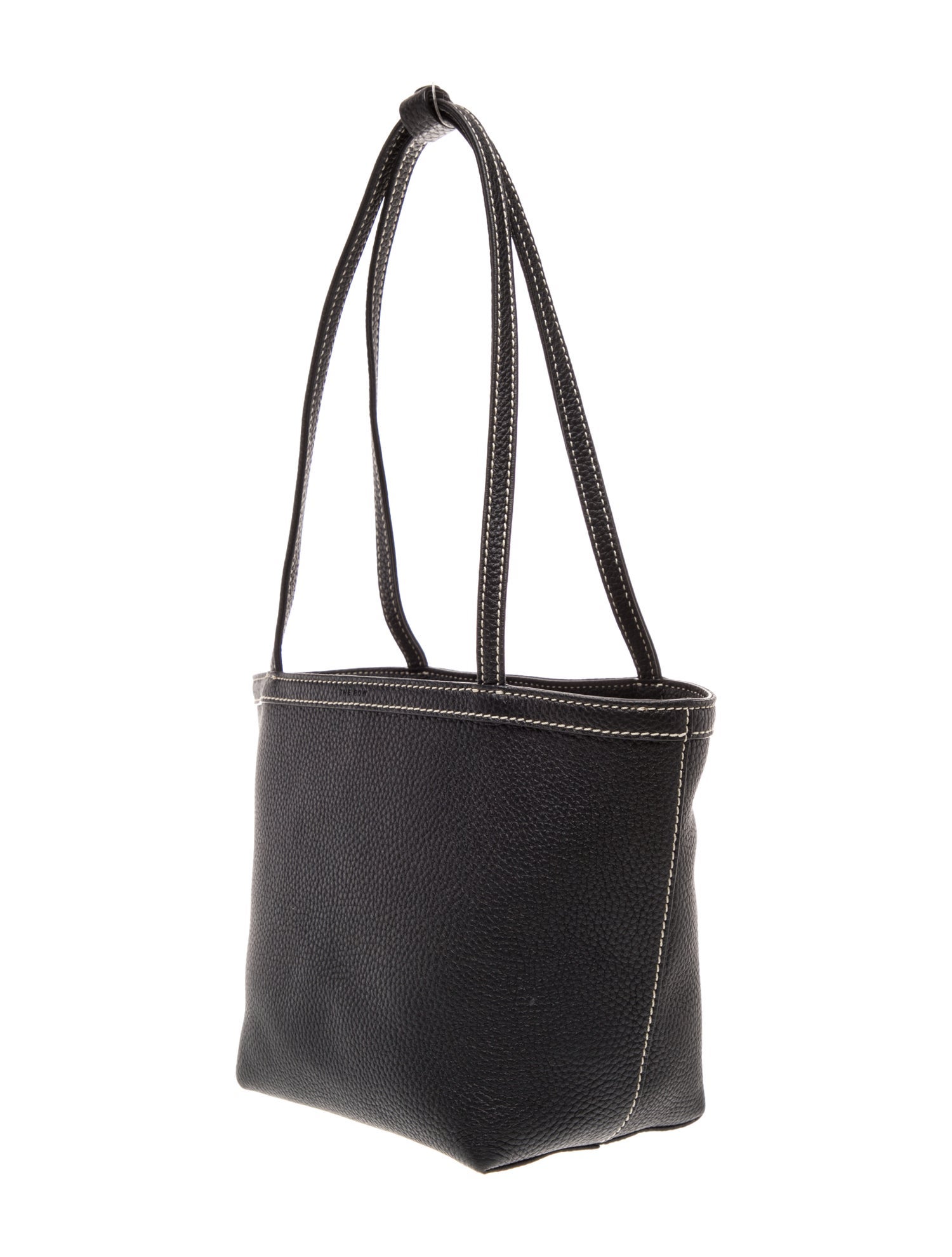 The Row Leather Park Stitch Medium - Black Totes, Handbags - THR191858 ...