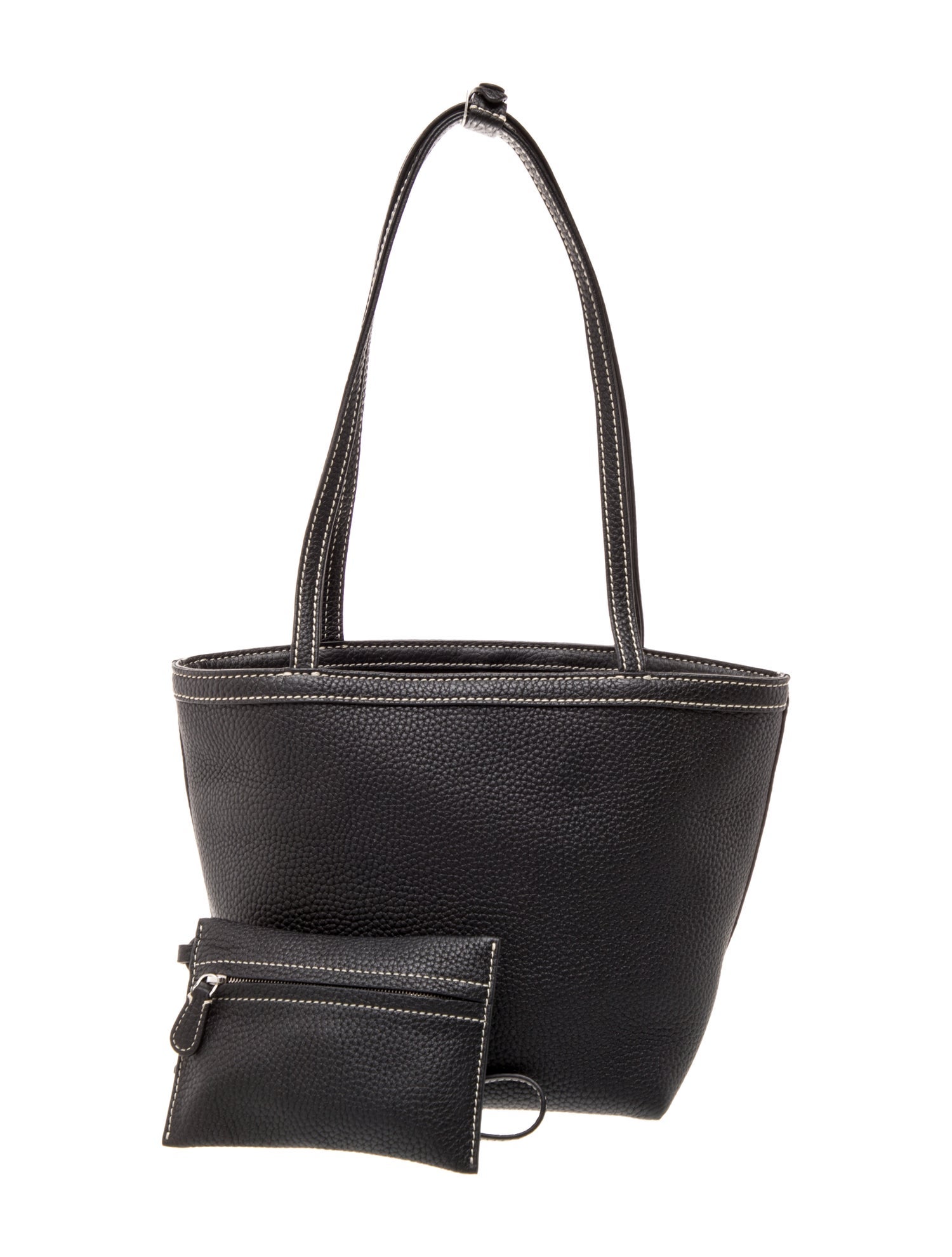 The Row Leather Park Stitch Medium - Black Totes, Handbags - THR191858 ...