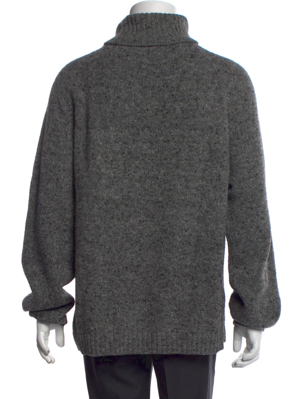 The Row Camel Hair Turtleneck Pullover - Grey Sweaters, Clothing ...