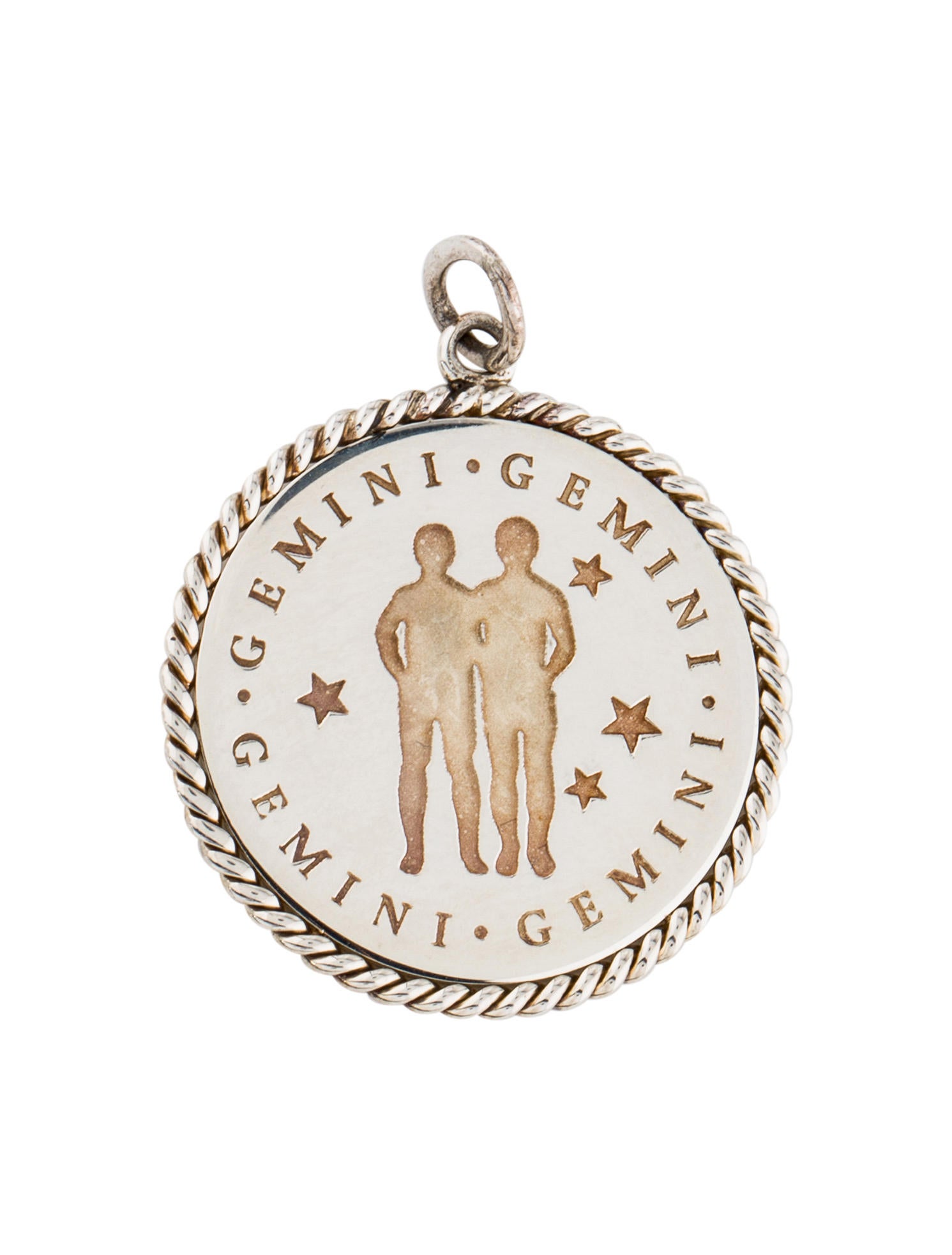 Tiffany Co. Gemini Charm Sterling Silver TIF105116 The RealReal