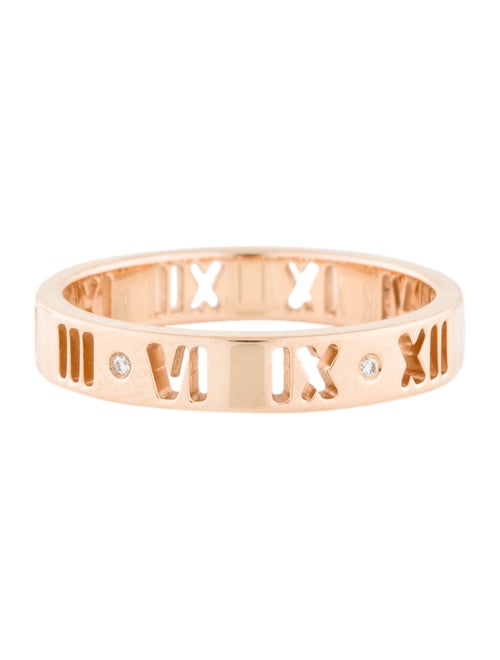 Tiffany & Co. 18K Diamond Narrow Pierced Atlas Band Ring - Rings ... Tiffany & Co. 18K Diamond Narrow Pierced Atlas Band Ring - Rings ...