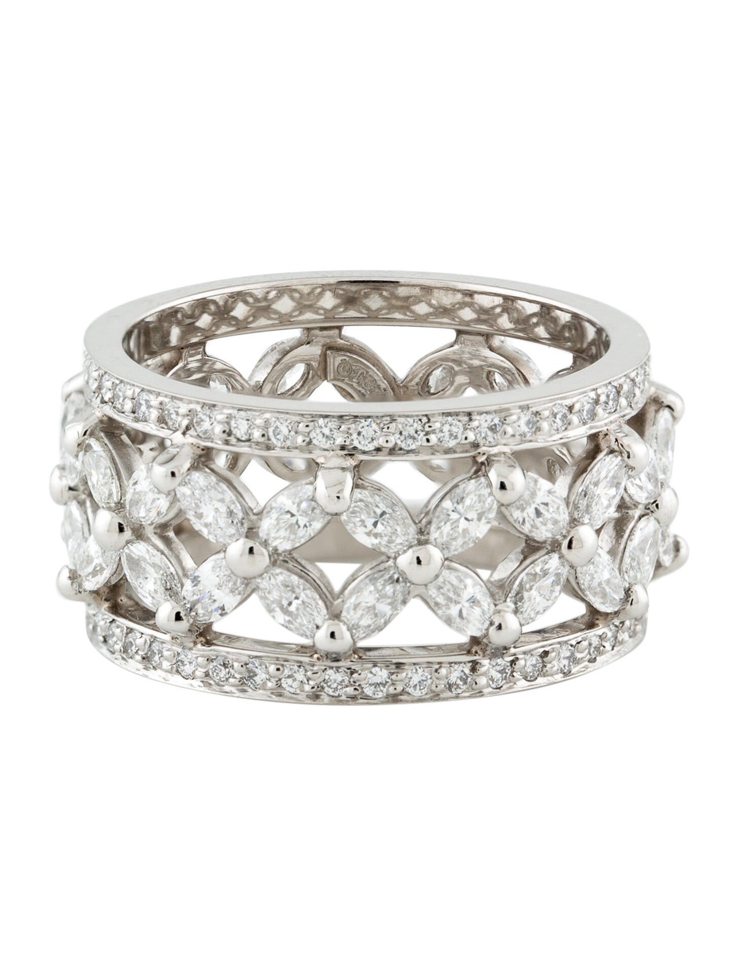 Tiffany & Co. Diamond Victoria Band - 950 Platinum Band, Rings ...
