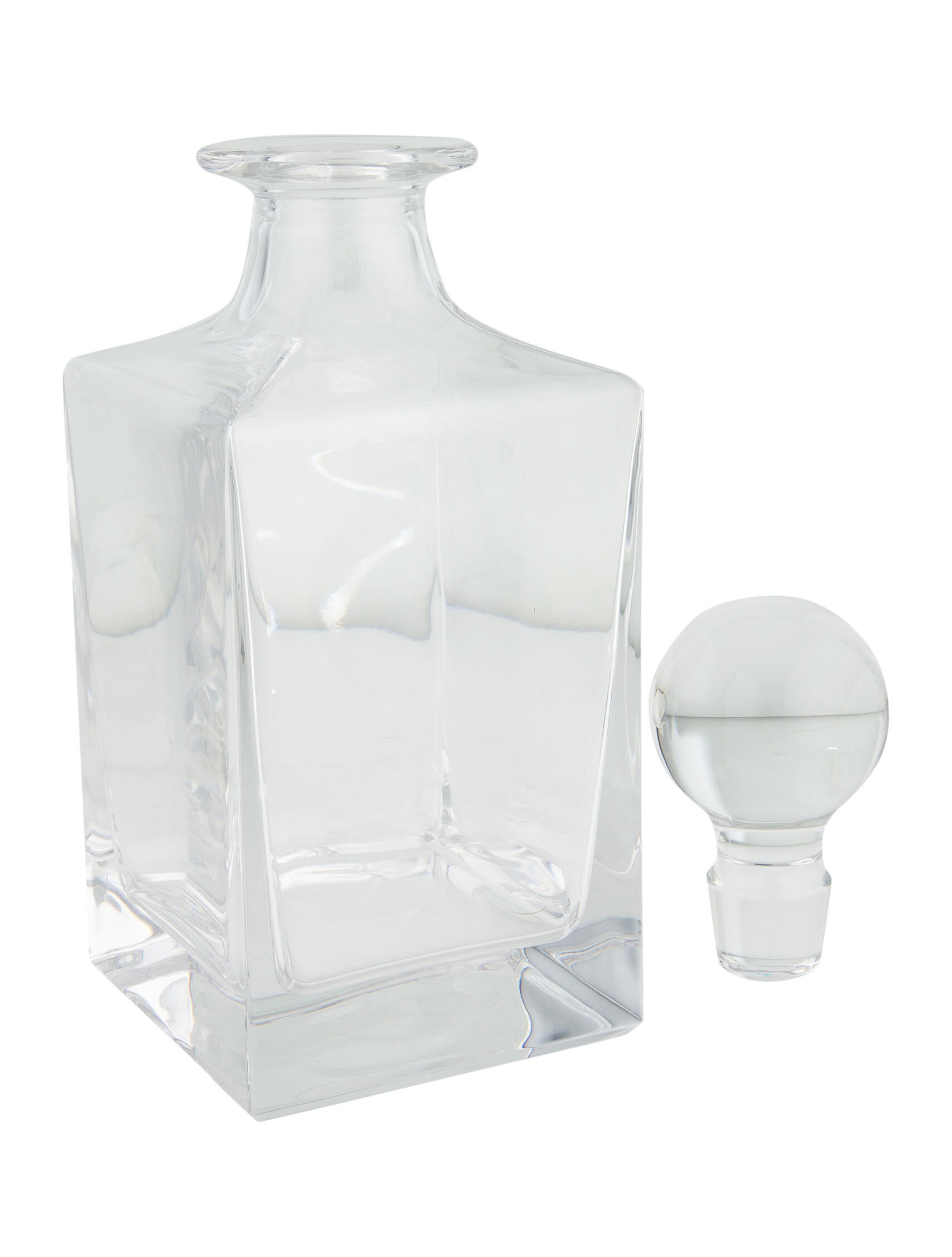 Tiffany & Co. Classic Square Decanter - Clear Drinkware & Barware ...