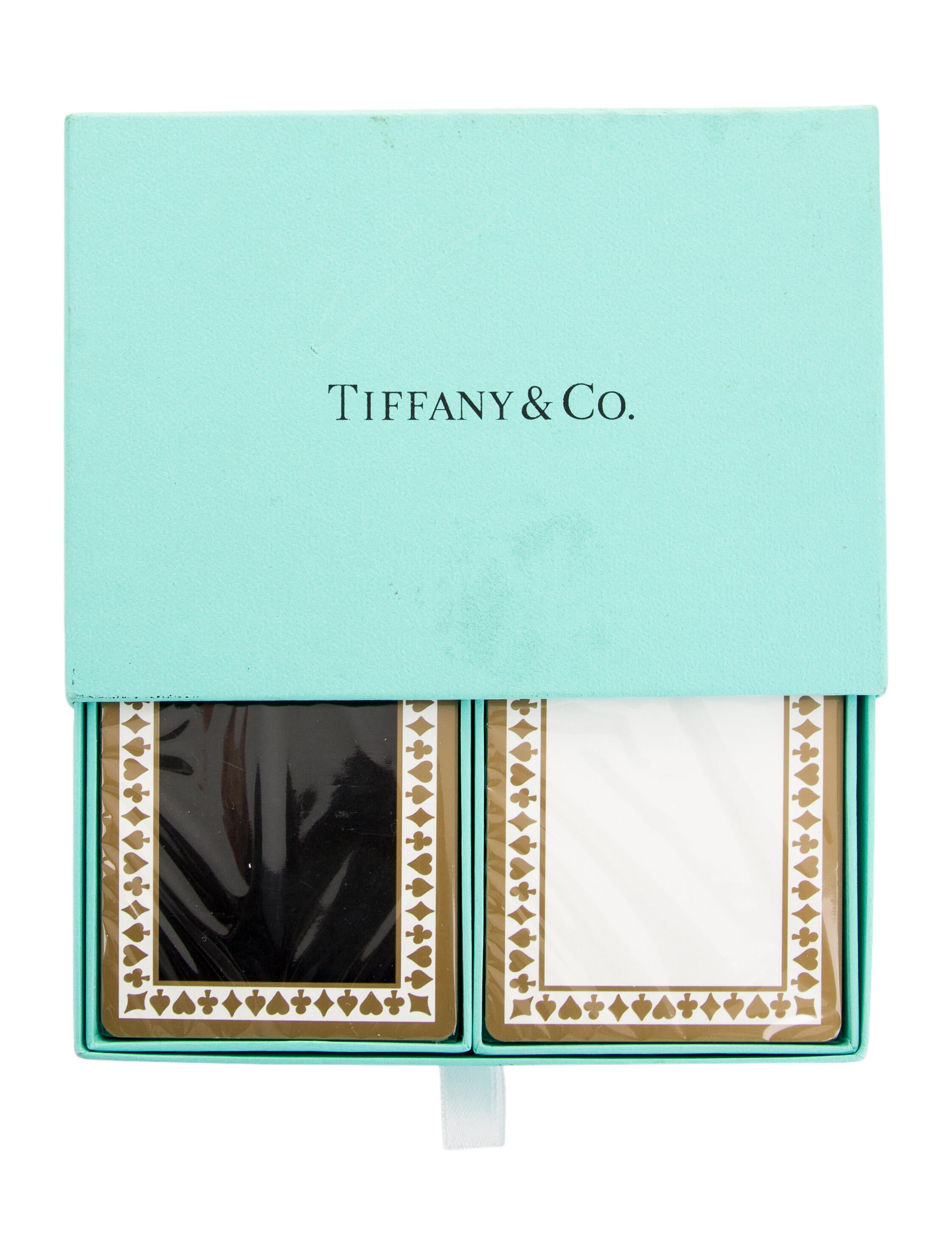 Tiffany & Co. Playing Cards Set - Black Decorative Accents, Decor ...