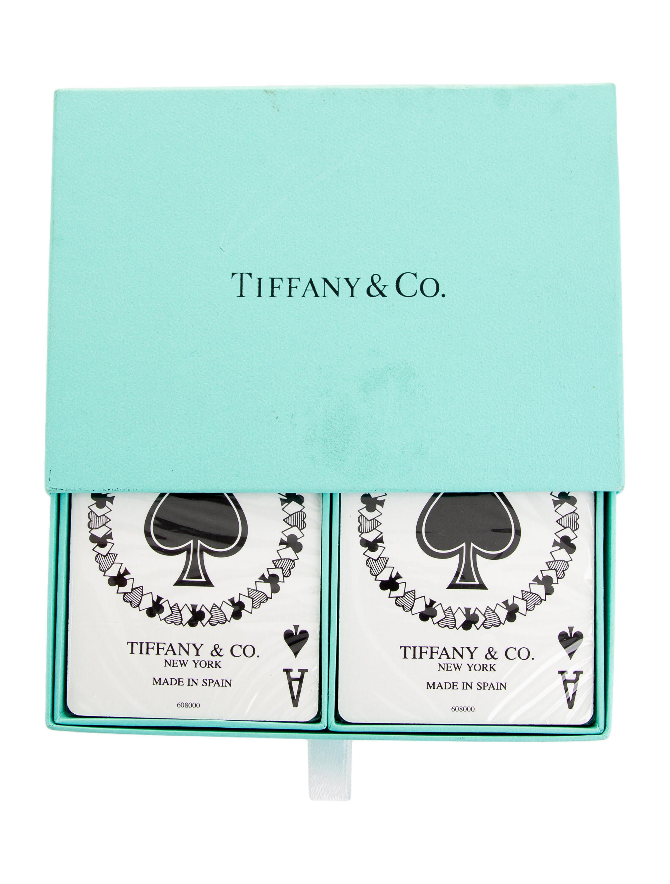 Tiffany & Co. Playing Cards Set - Black Decorative Accents, Decor ...