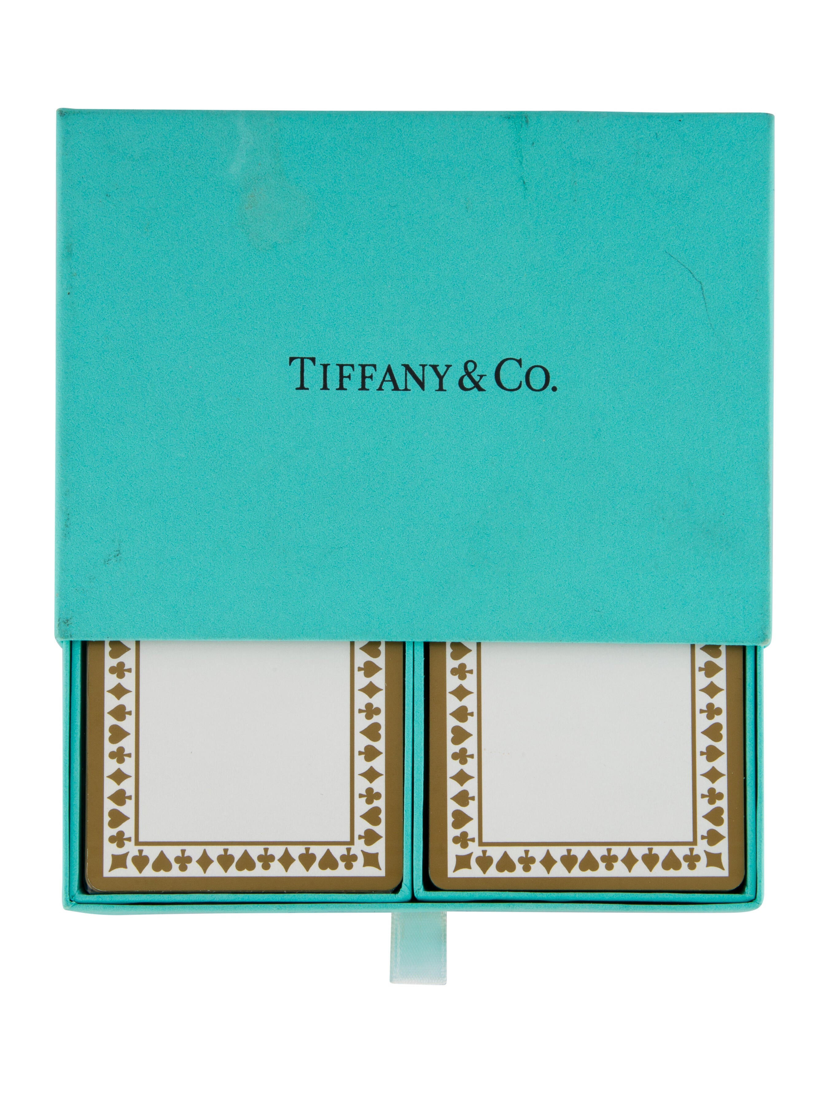Tiffany & Co. Playing Cards Set - Blue Decorative Accents, Decor ...