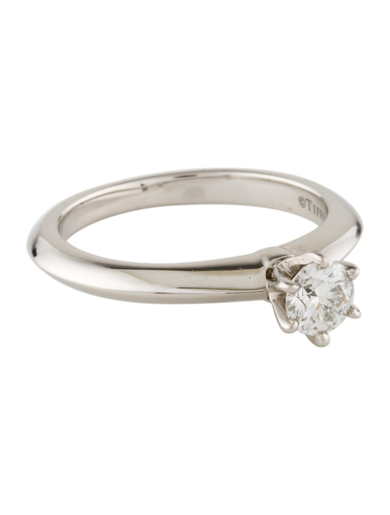 Tiffany & Co. The Tiffany® Setting Platinum Diamond Solitaire ...