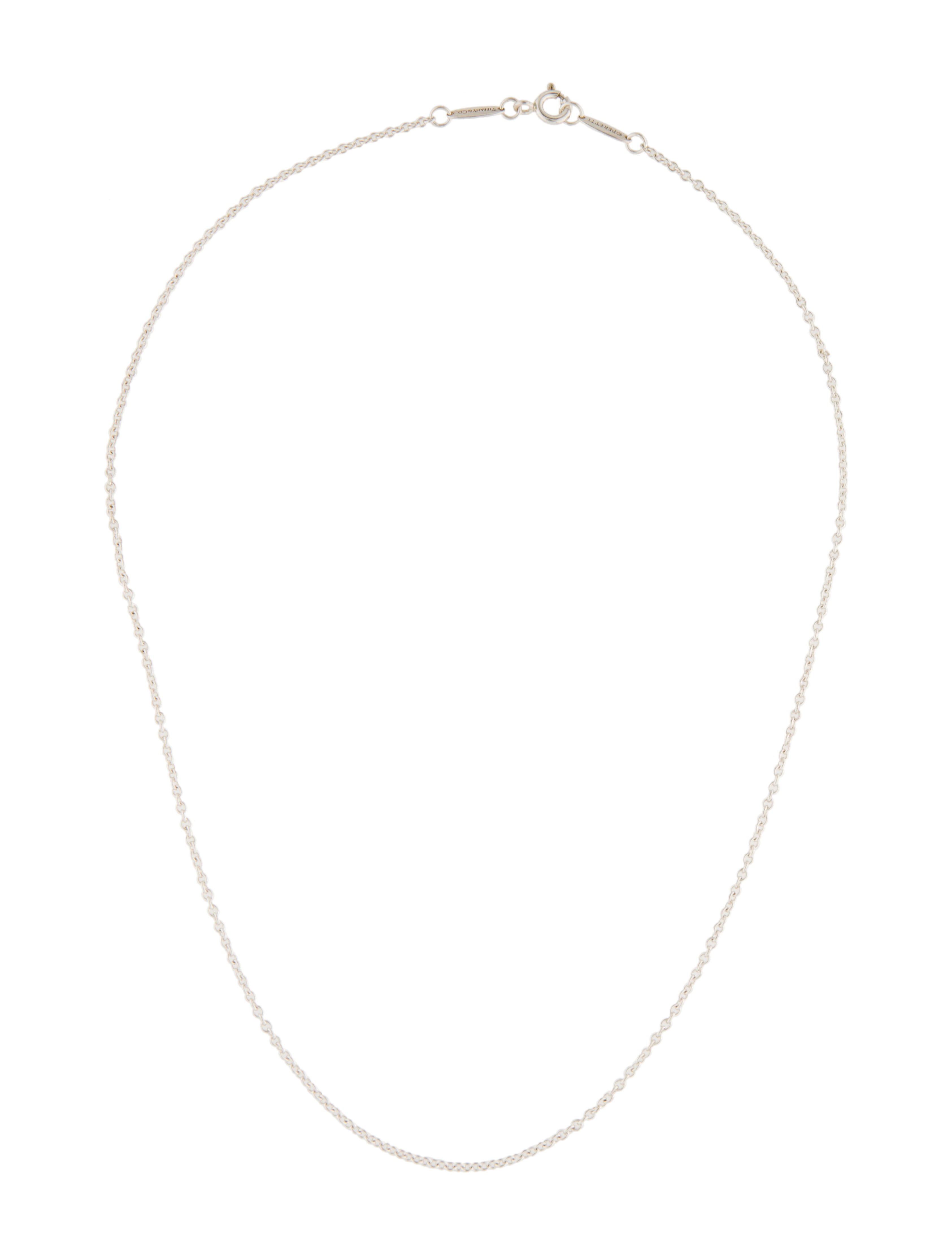 Tiffany & Co. Chain Necklace - Sterling Silver Chain, Necklaces ...