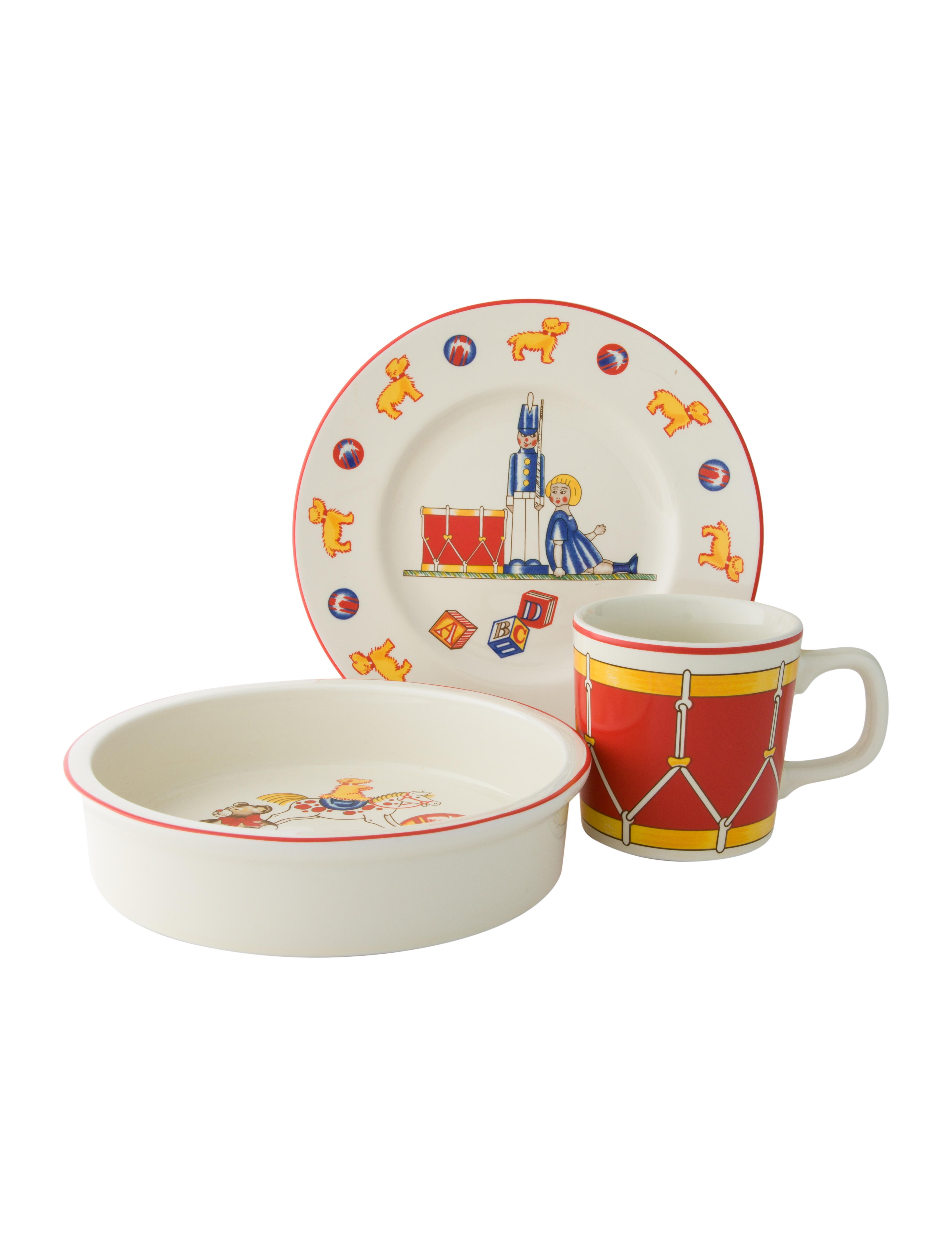 Tiffany & Co. 3-Piece Tiffany Sailor Baby Set - Blue Kids Dining ...