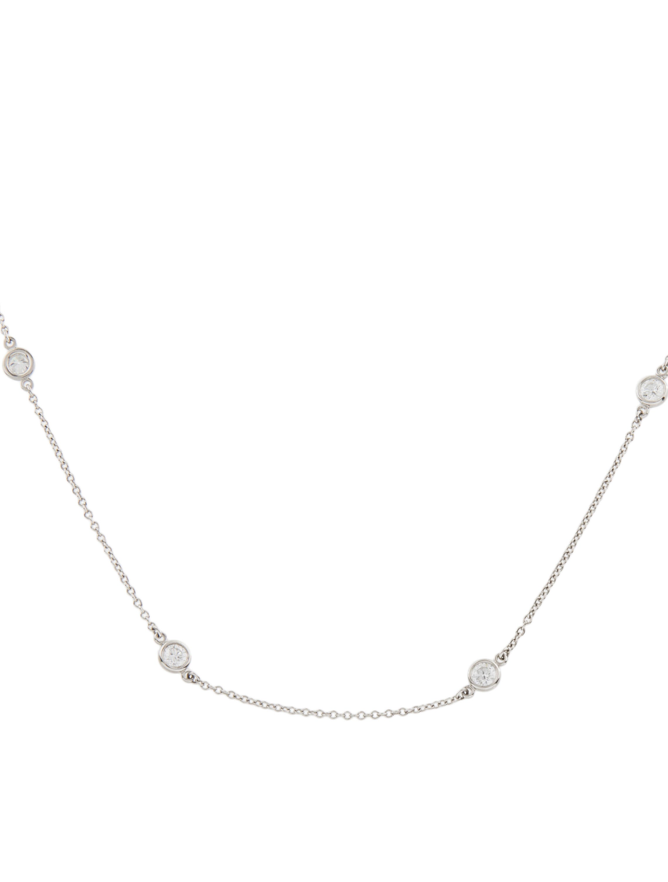 Tiffany & Co. Platinum Diamonds by the Yard® Station Necklace - Station ...