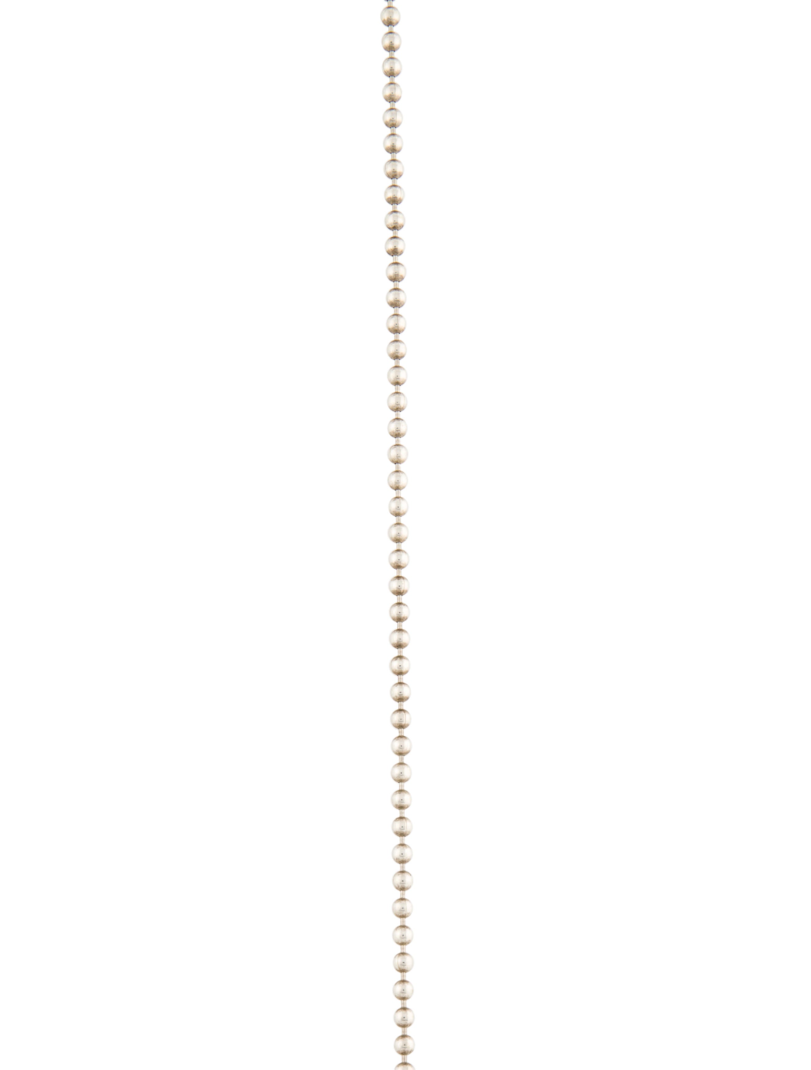 Tiffany & Co. Two-Tone Mixed Bead Chain Necklace - 18K Rose Gold Bead ...