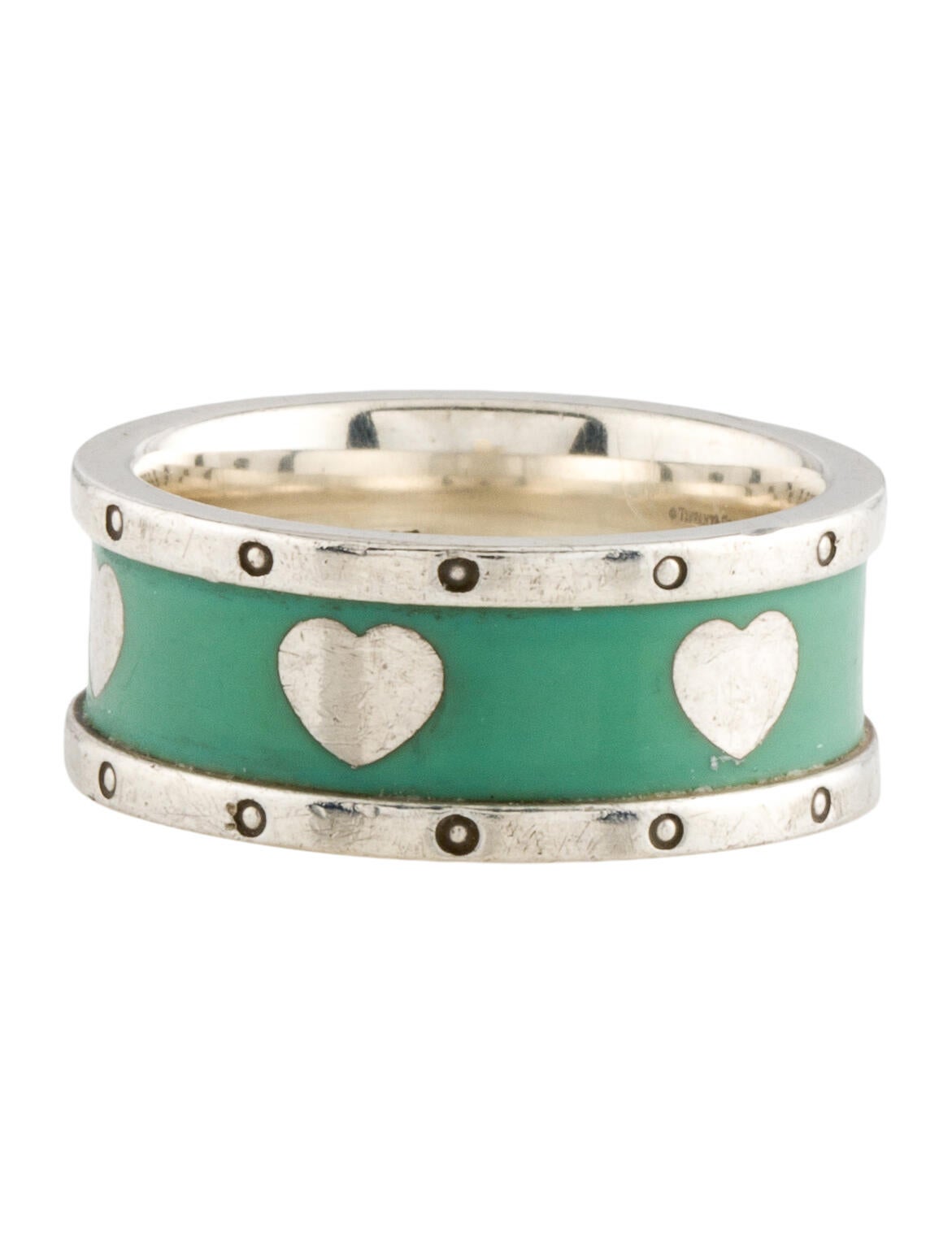 Ring Bernard K. Passman Coral and Diamond Riverwalk Ring - 18K White ...