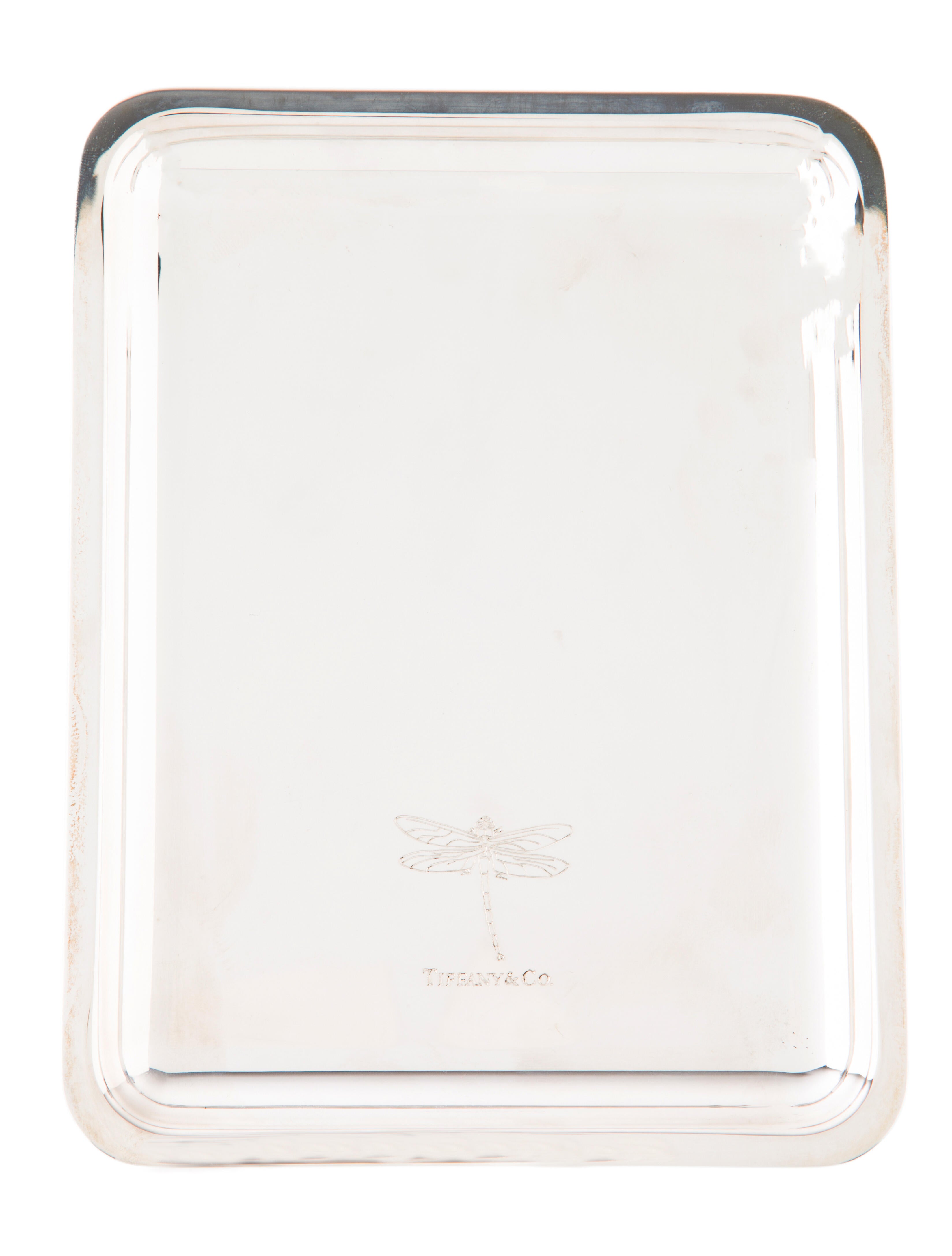Tiffany & Co. Sterling Silver Rectangular Tray - Silver Decorative ...
